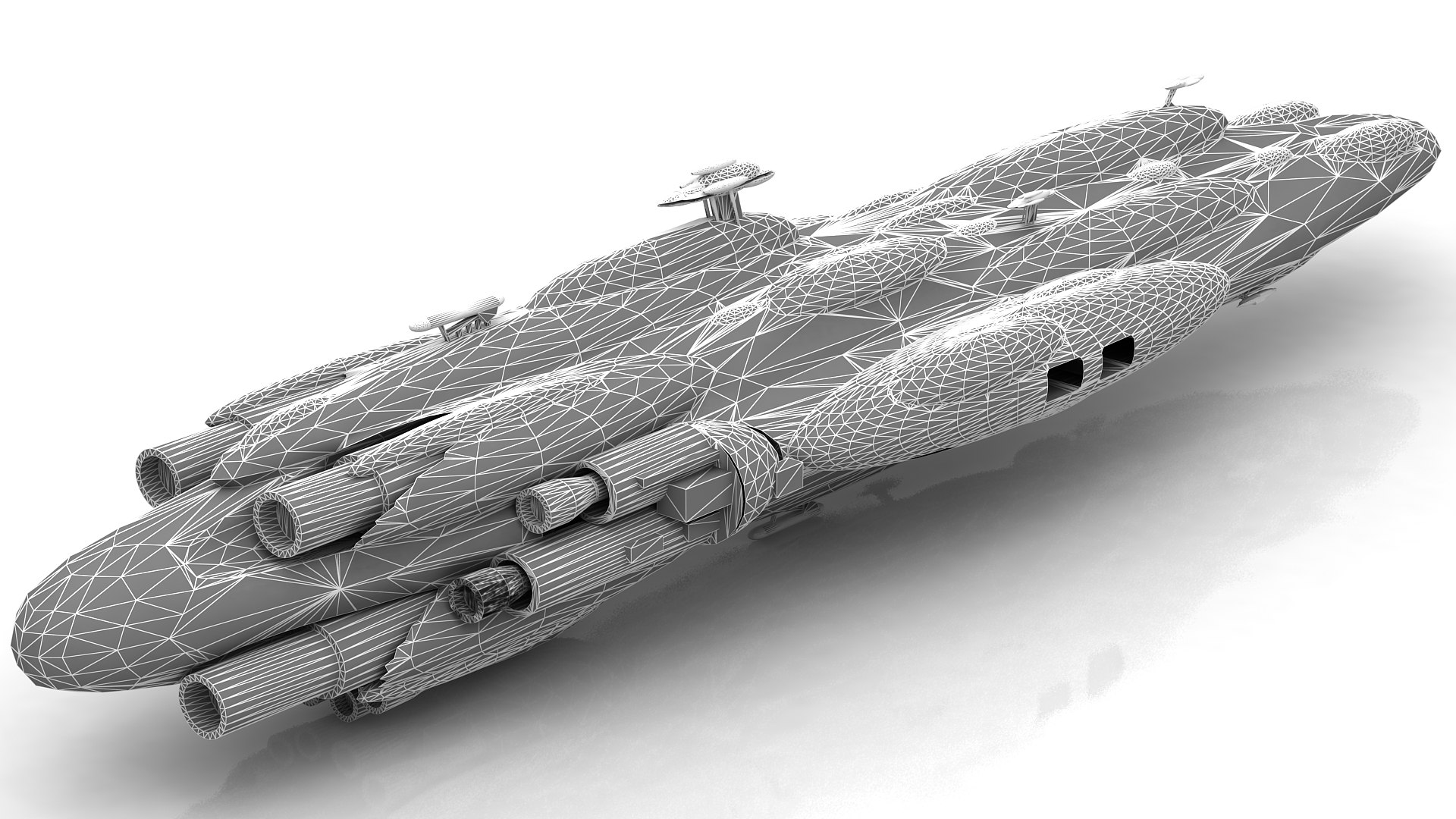3D Mon Calamari Star Cruiser - TurboSquid 1619599