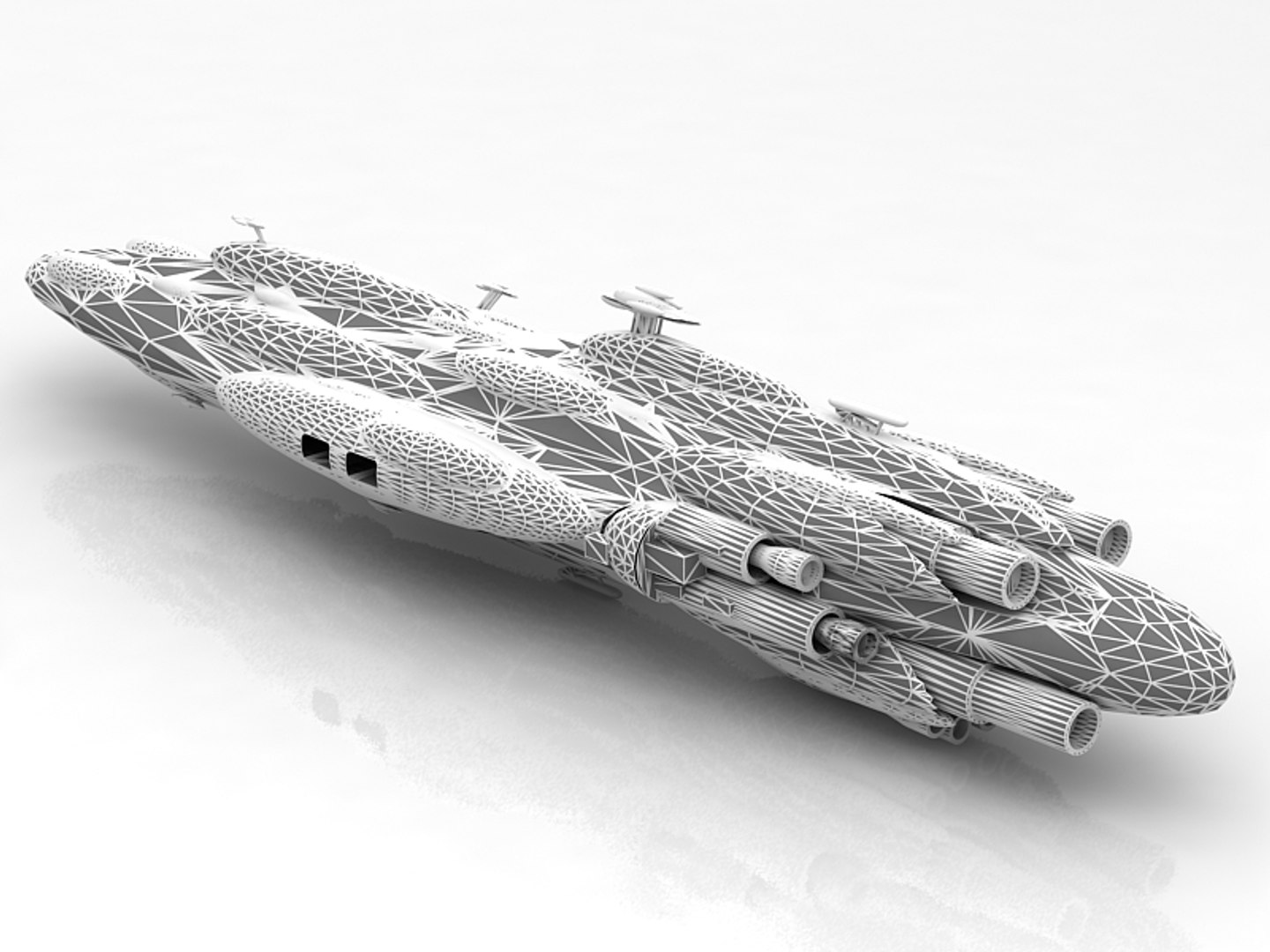 3D Mon Calamari Star Cruiser - TurboSquid 1619599