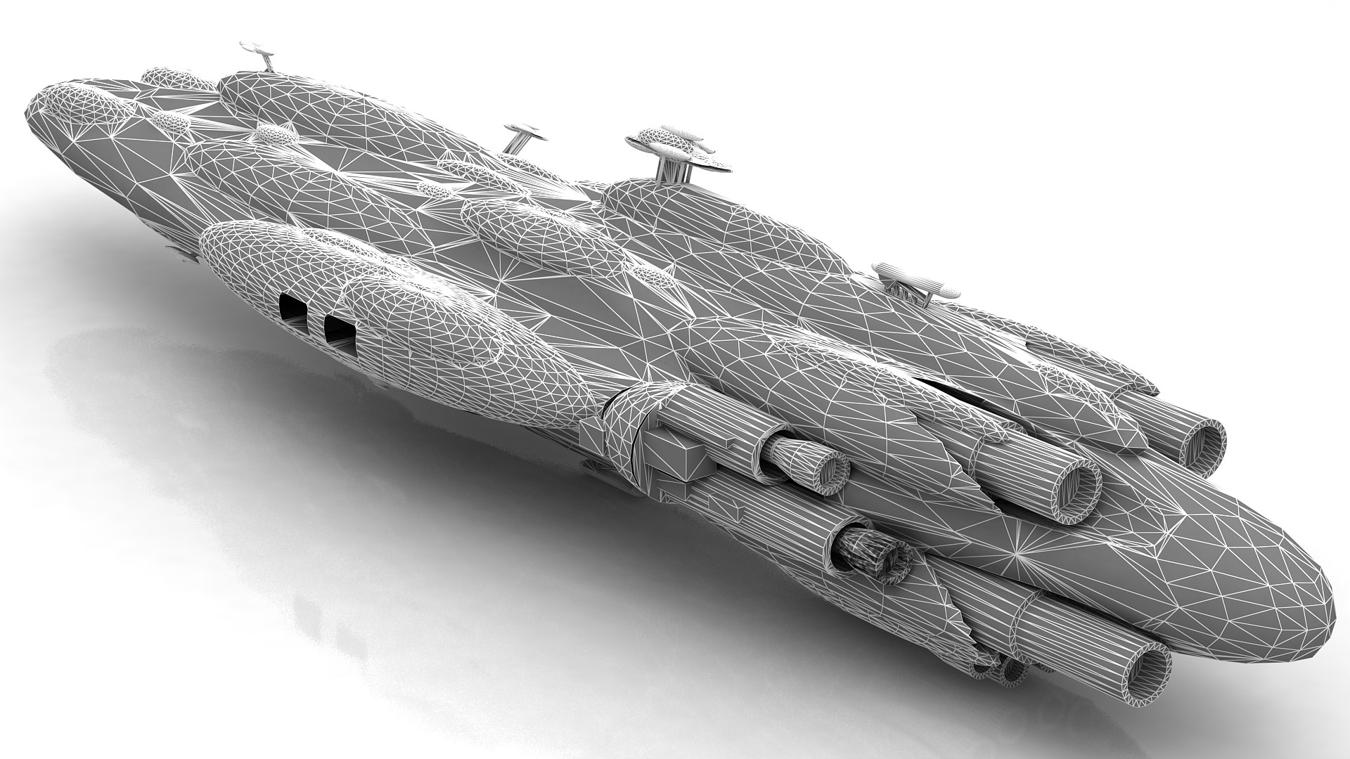 3D Mon Calamari Star Cruiser - TurboSquid 1619599