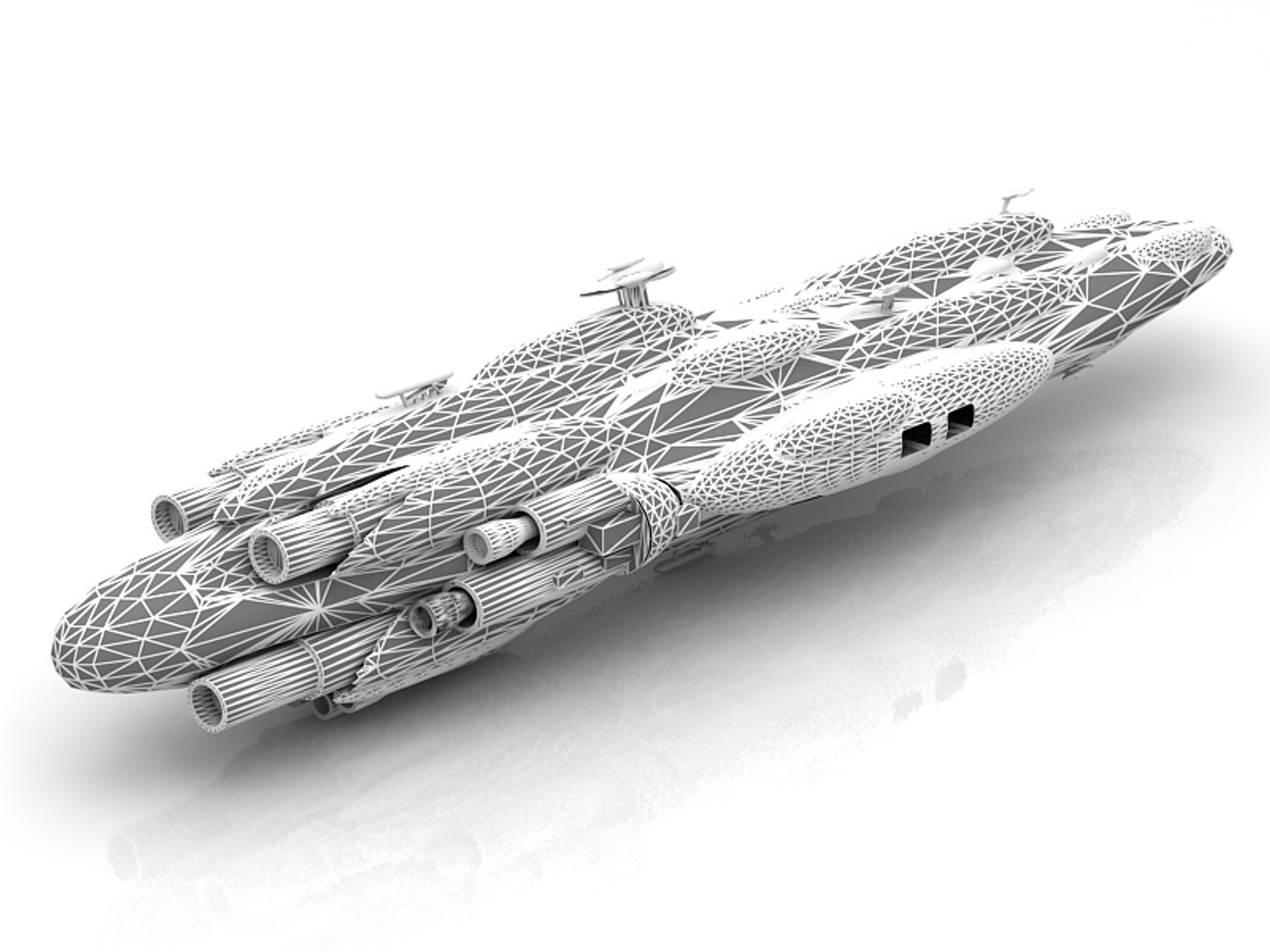 3D Mon Calamari Star Cruiser - TurboSquid 1619599