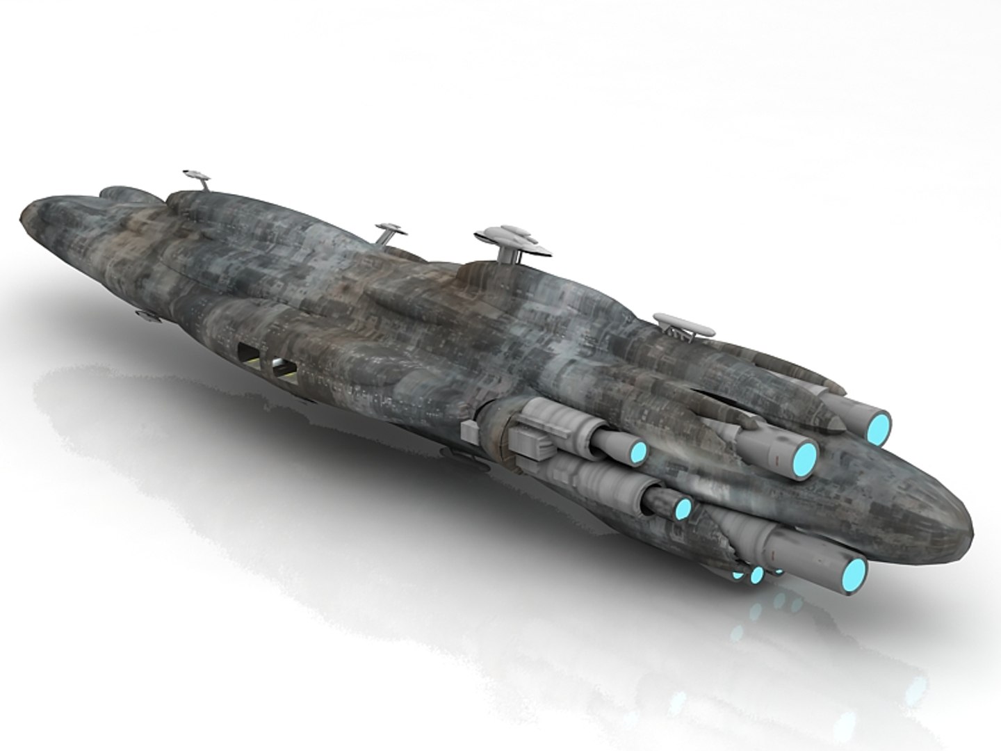 3D Mon Calamari Star Cruiser - TurboSquid 1619599