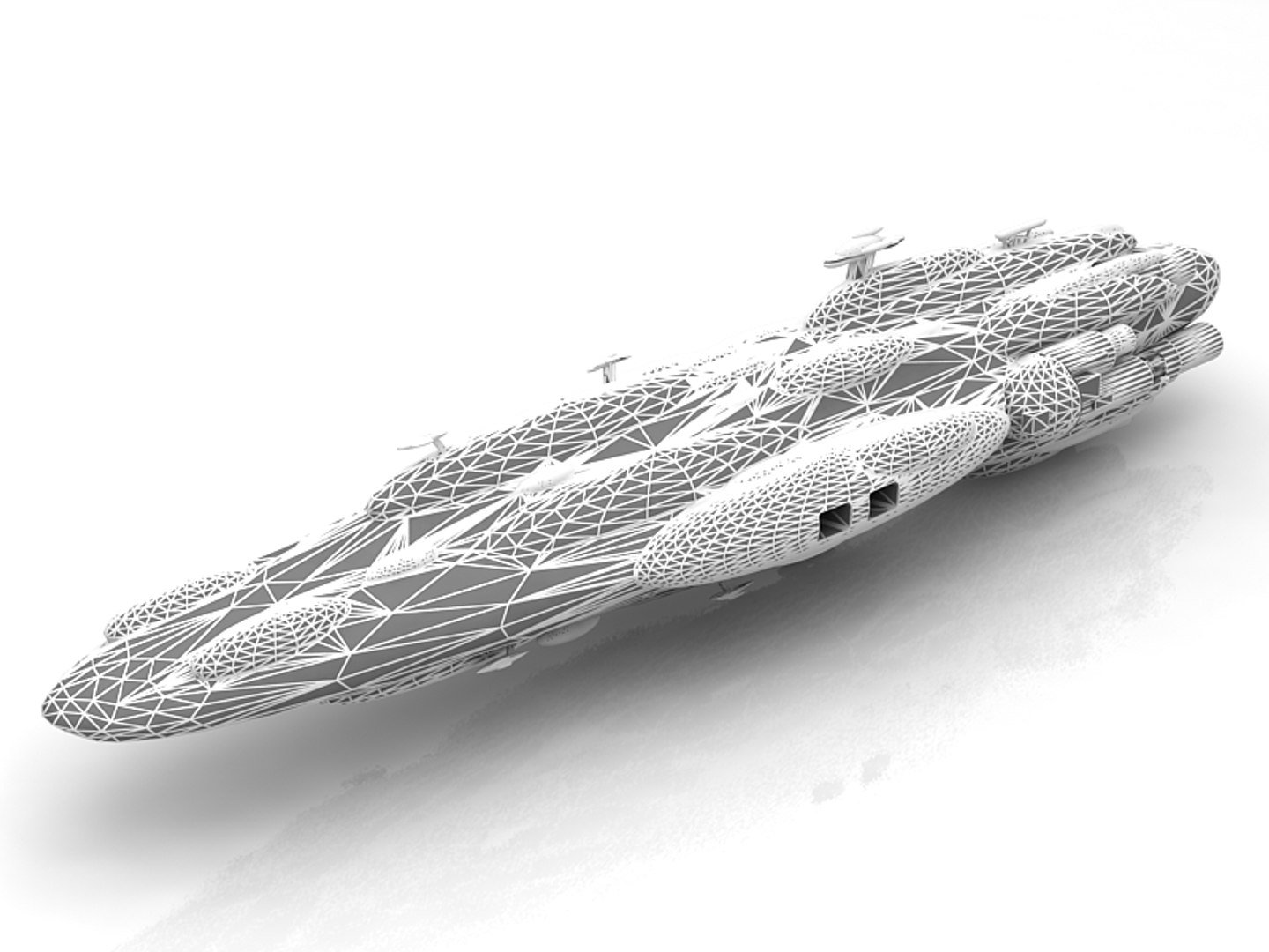 3D Mon Calamari Star Cruiser - TurboSquid 1619599