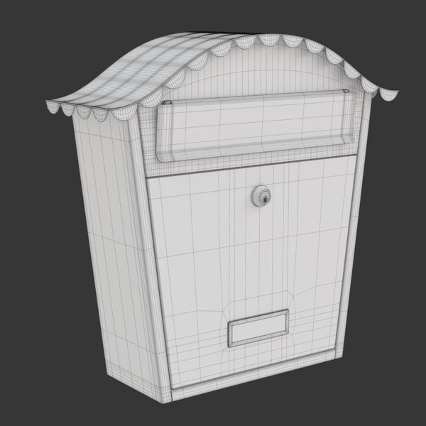 Post box 3D model - TurboSquid 1680843