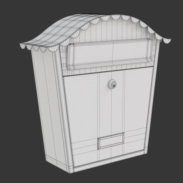 Post box 3D model - TurboSquid 1680843