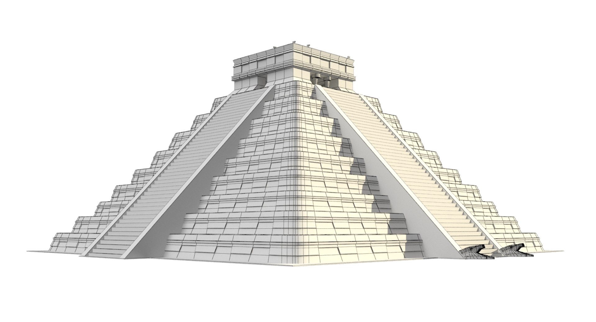 Pyramid Modeled Model - TurboSquid 1366039