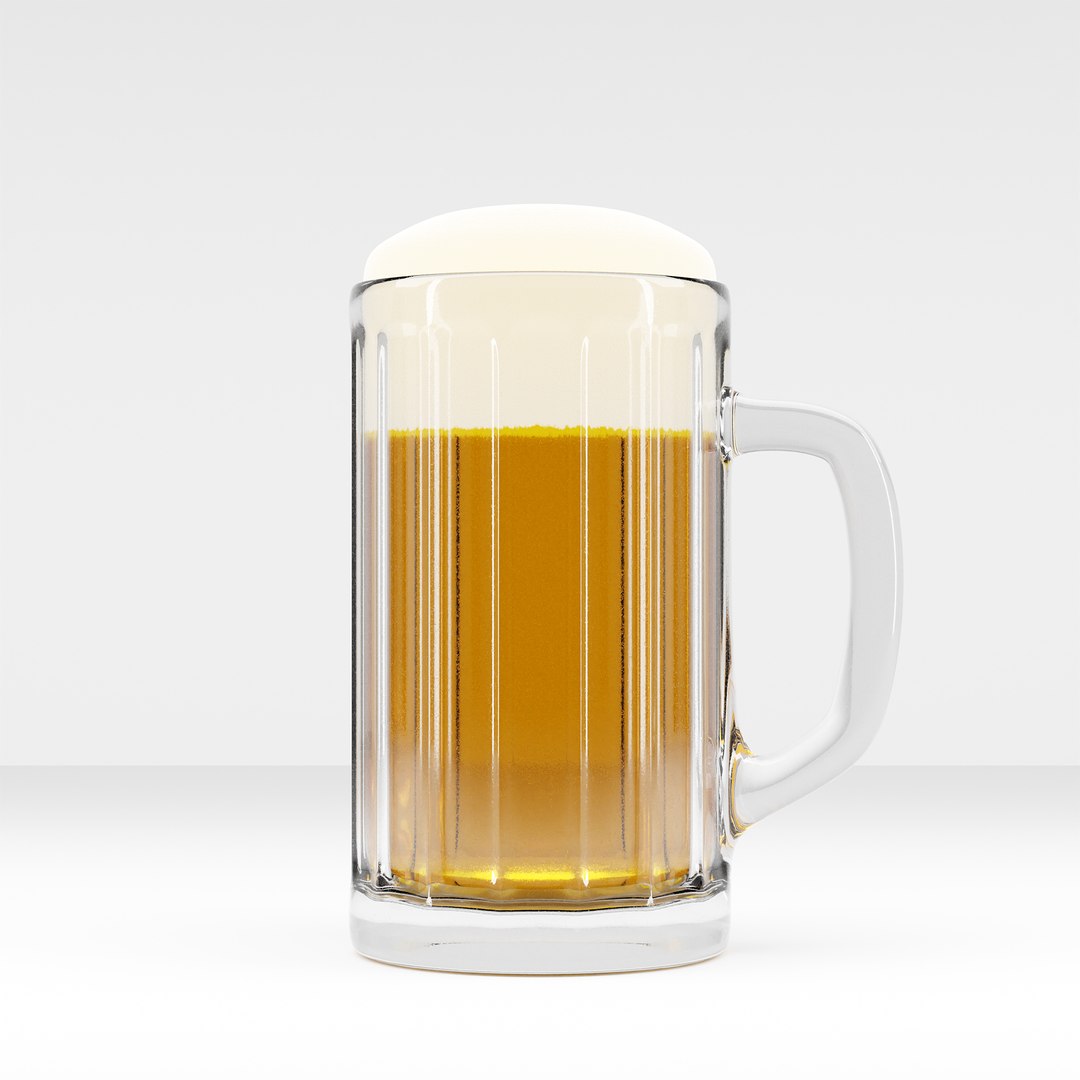 3D Beer Glass Vol 1 Model - TurboSquid 2052141