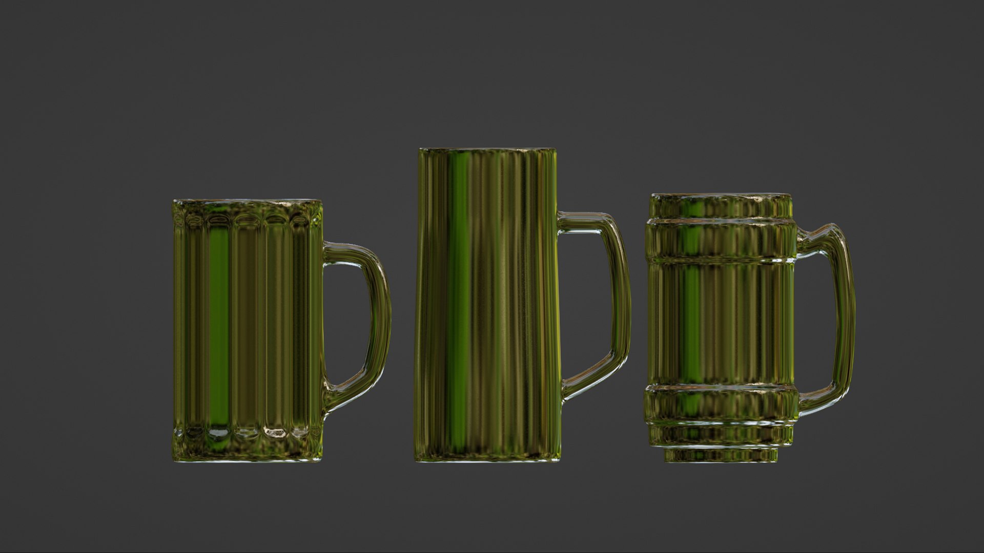 3D Beer Glass Vol 1 Model - TurboSquid 2052141