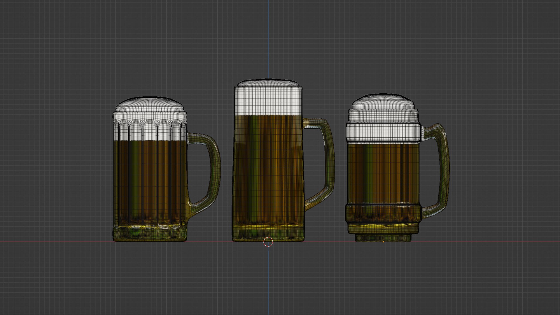 3D Beer Glass Vol 1 Model - TurboSquid 2052141