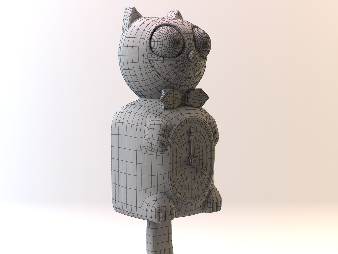 3D Kit Cat Clock - TurboSquid 1540330