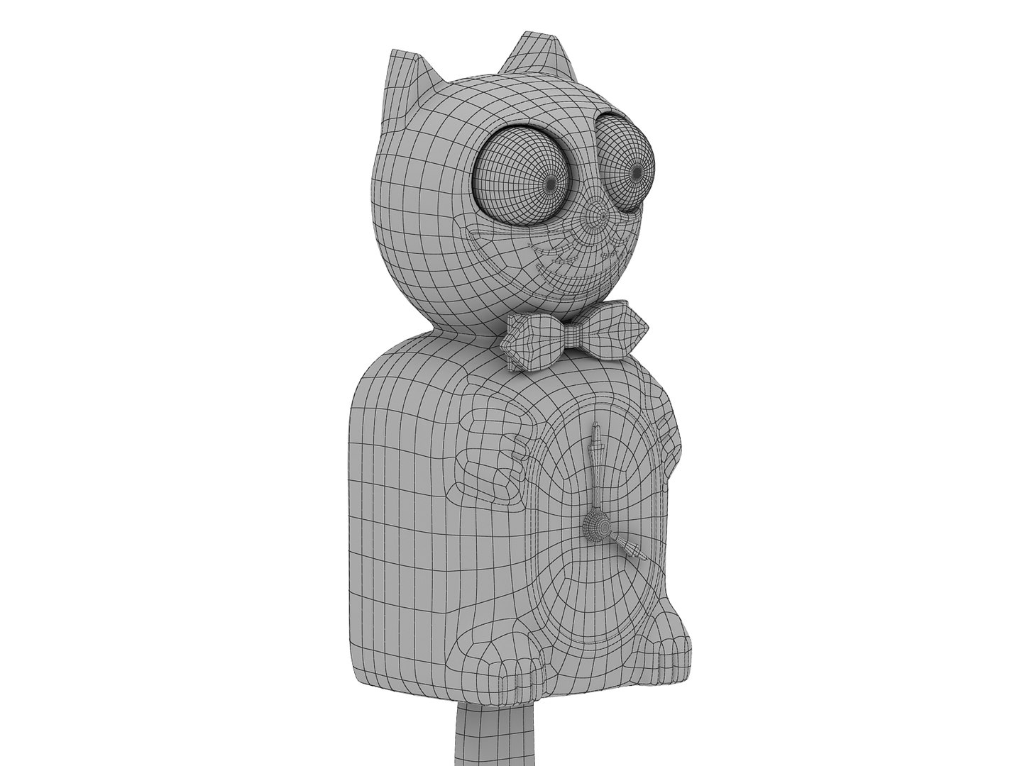 3D Kit Cat Clock - TurboSquid 1540330