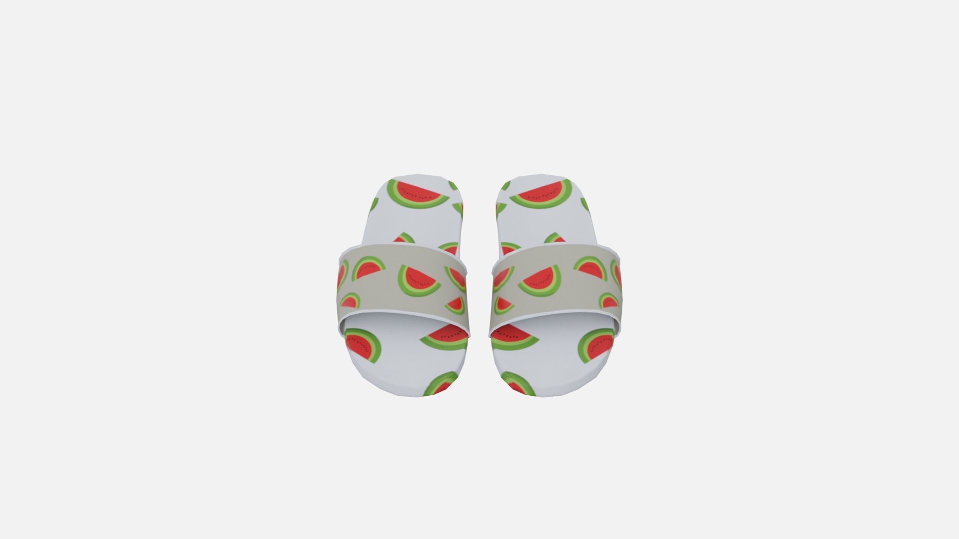 3D Watermelon Slippers - TurboSquid 1857843