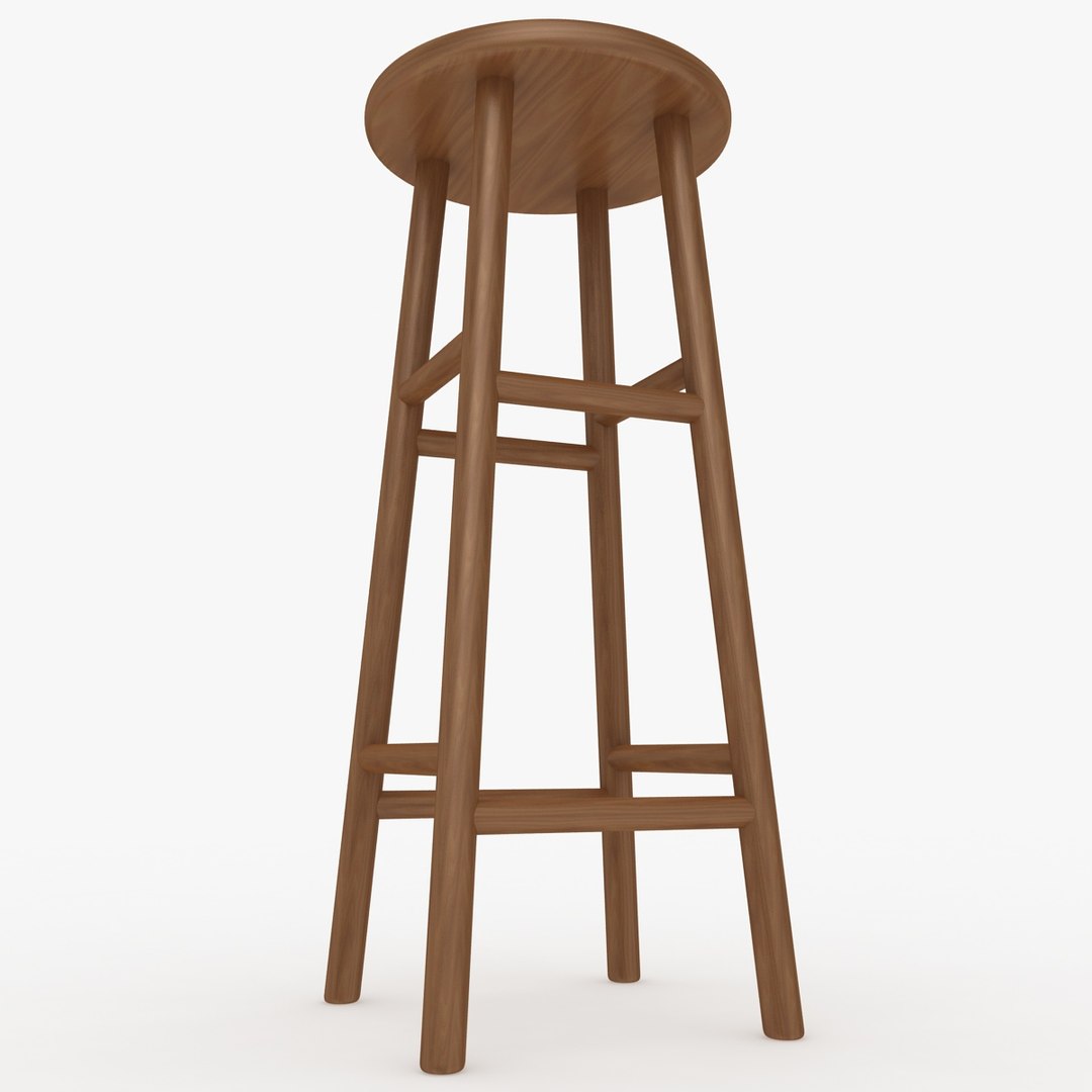 3d Bar Stool Model