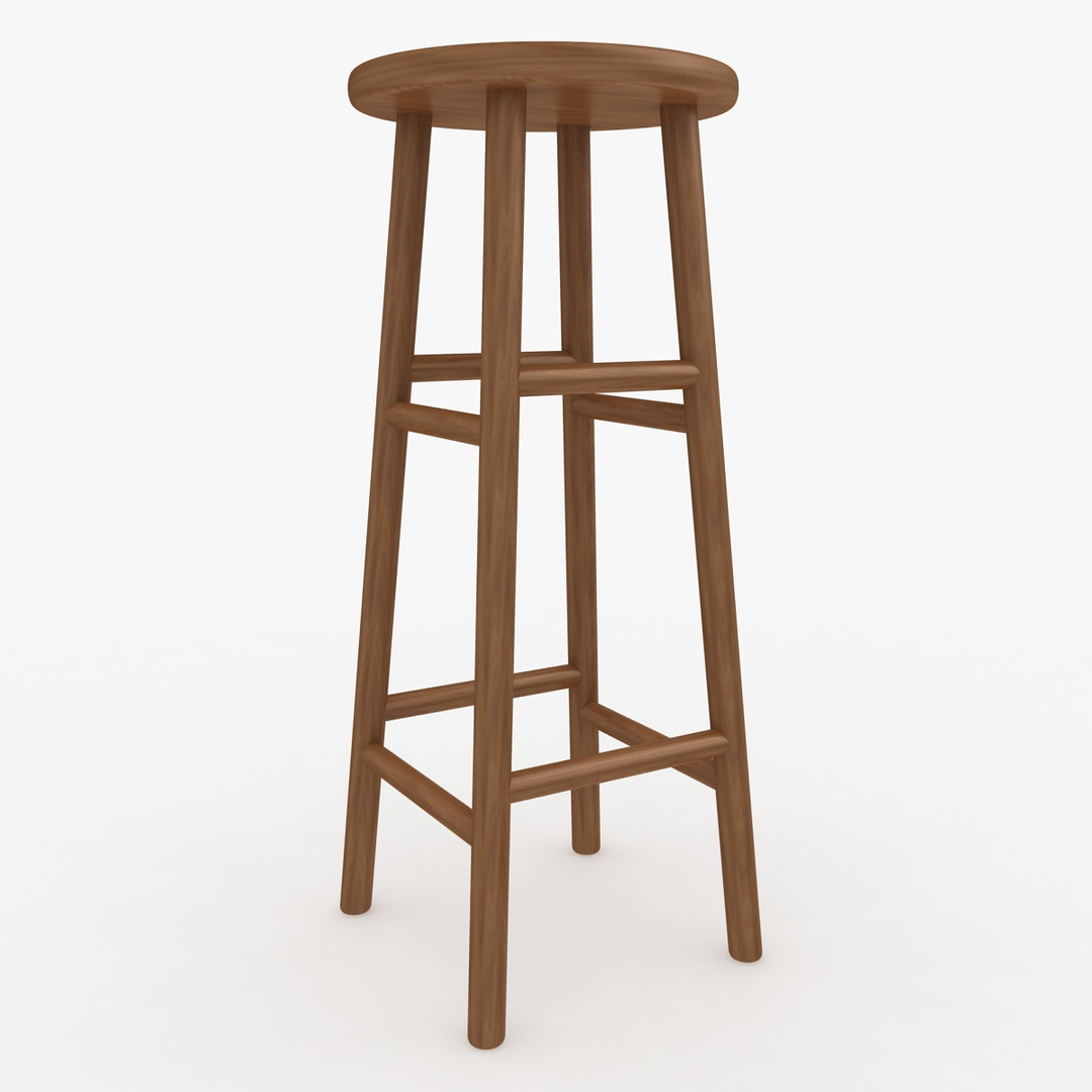 3d Bar Stool Model