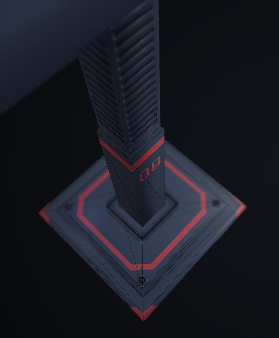 free sci-fi display 3d model