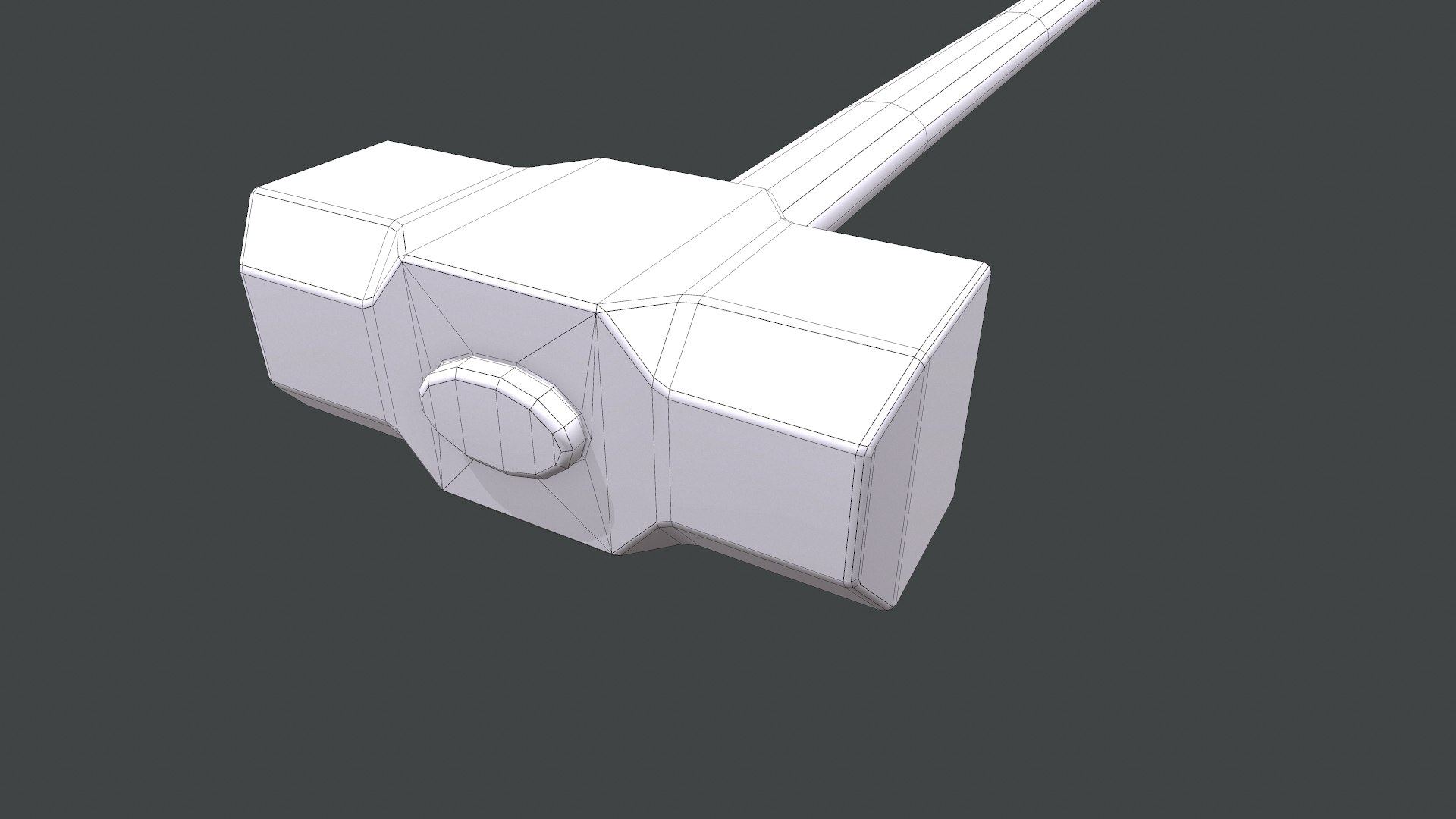 Free Sledge Hammer Low-poly PBR 3D Model - TurboSquid 2126456