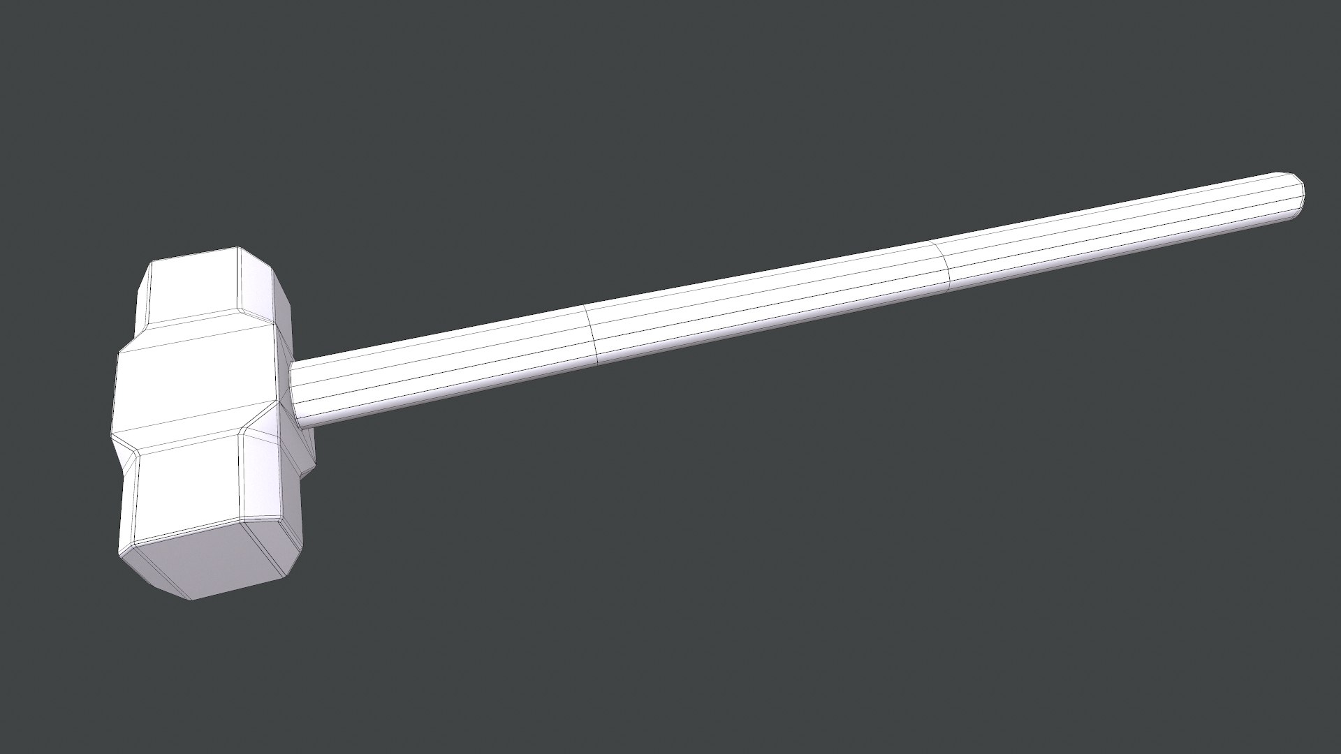 Free Sledge Hammer Low-poly PBR 3D Model - TurboSquid 2126456