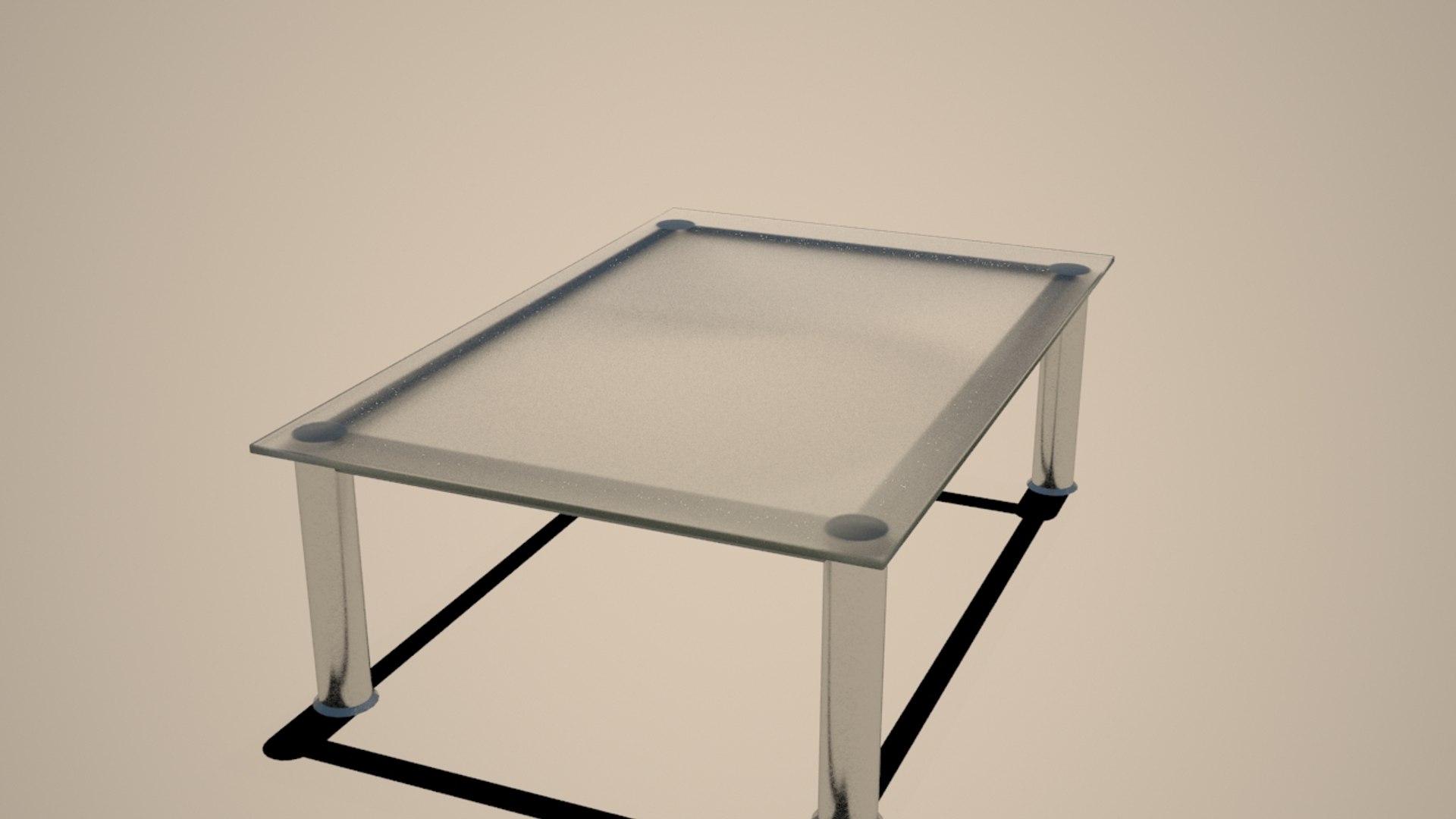 Free Glass Table 3d Model