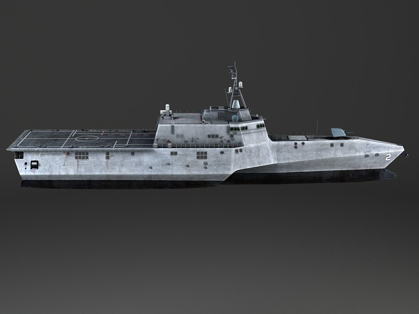Uss Independence Battle Battleship 3d Model