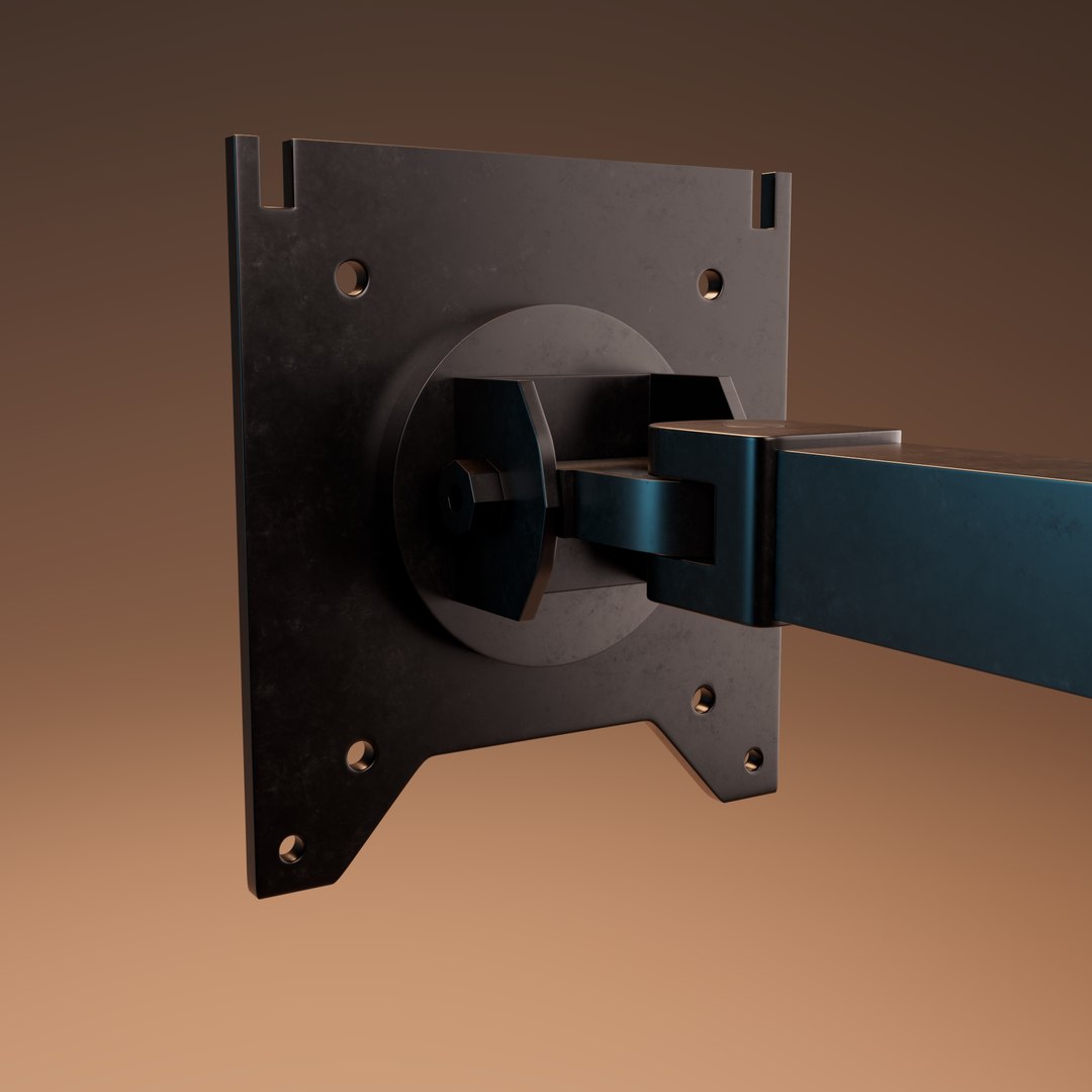 Bracket For Monitor 3D Model - TurboSquid 1919954