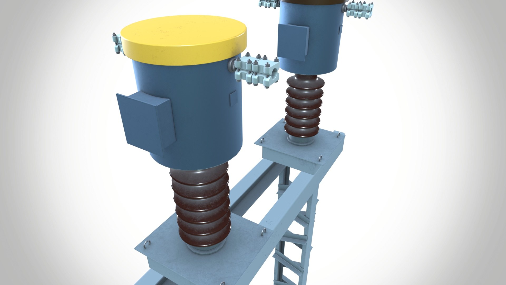 Electric Station Setup 3D Model - TurboSquid 2266996