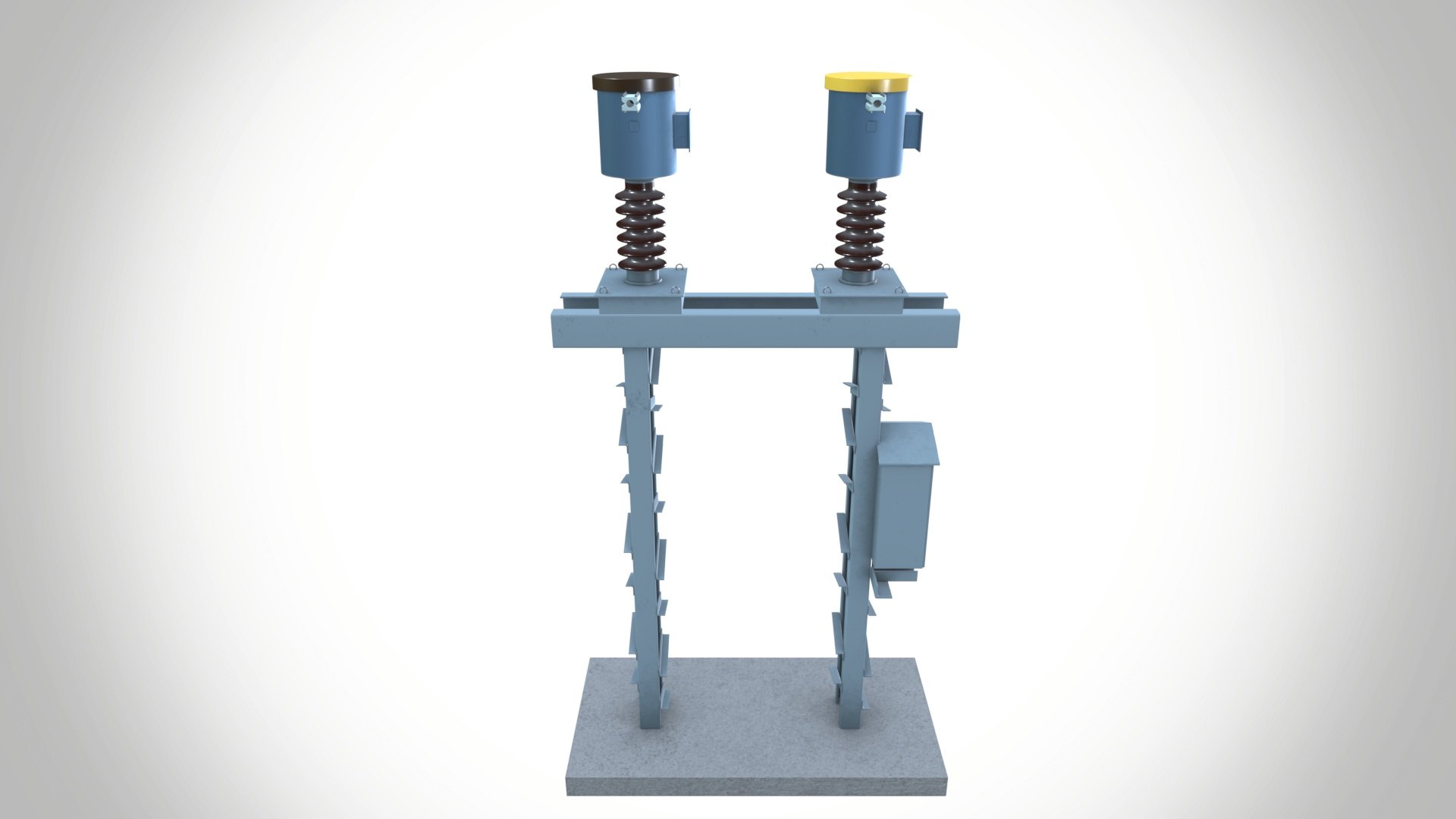 Electric Station Setup 3D Model - TurboSquid 2266996