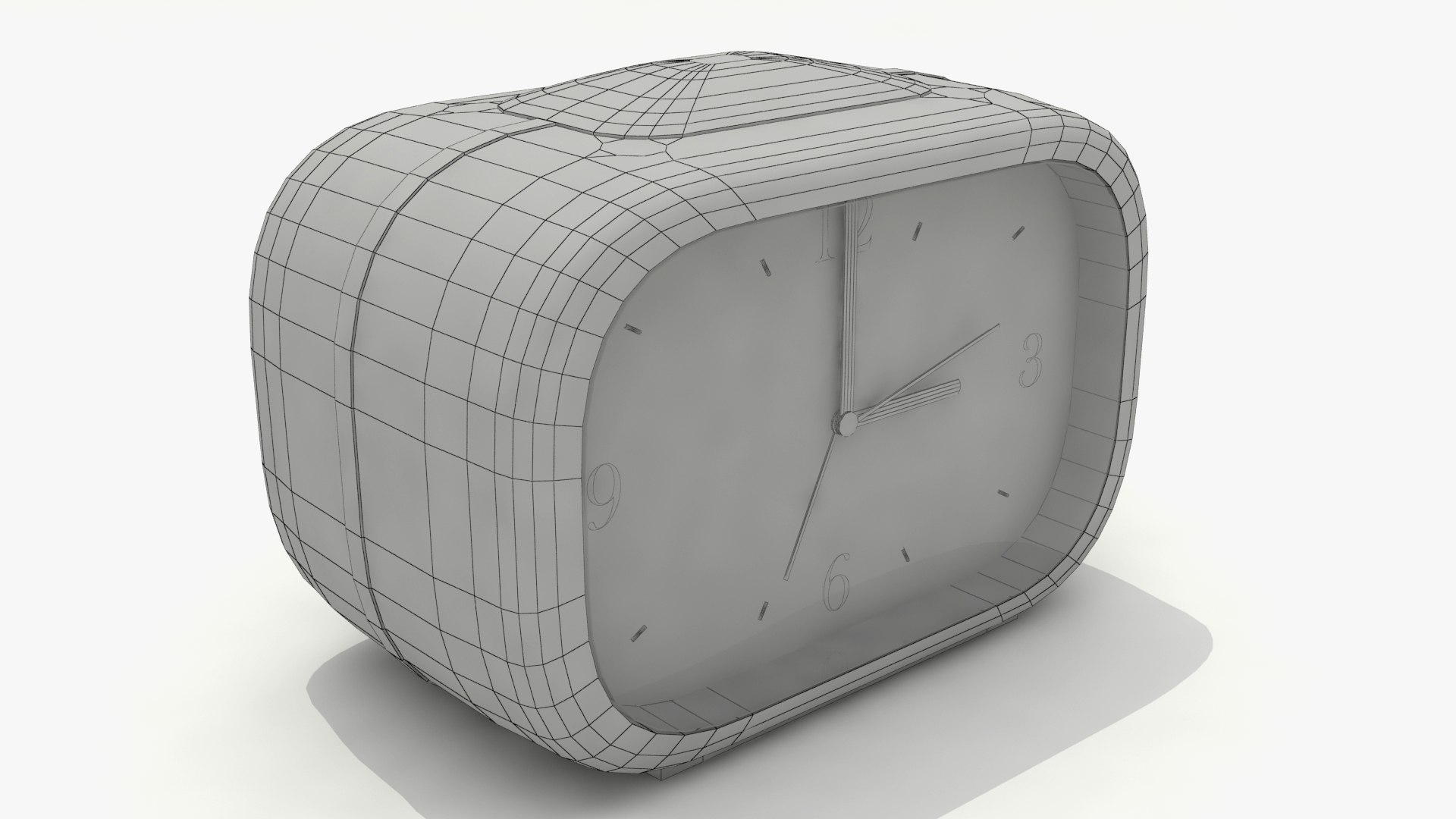 Alarm Clock 3d Dwg