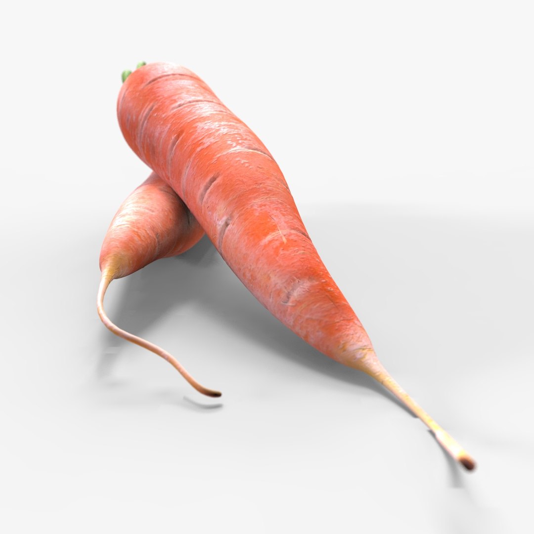 Carrot 3D Model - TurboSquid 1541309