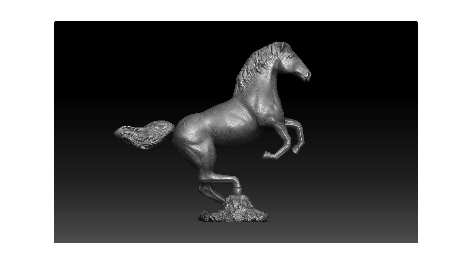 3D Cavallo rampante - Rampant Horse - TurboSquid 2161082