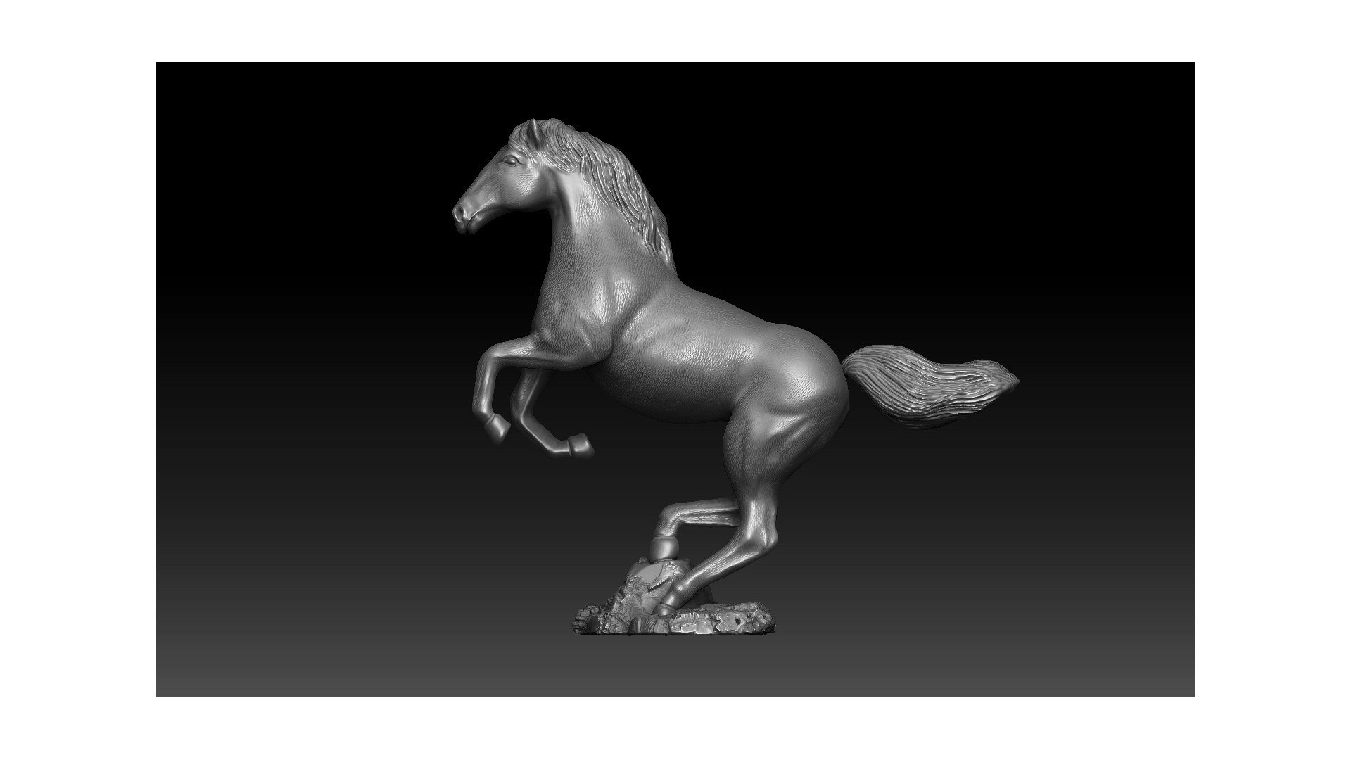 3D Cavallo rampante - Rampant Horse - TurboSquid 2161082