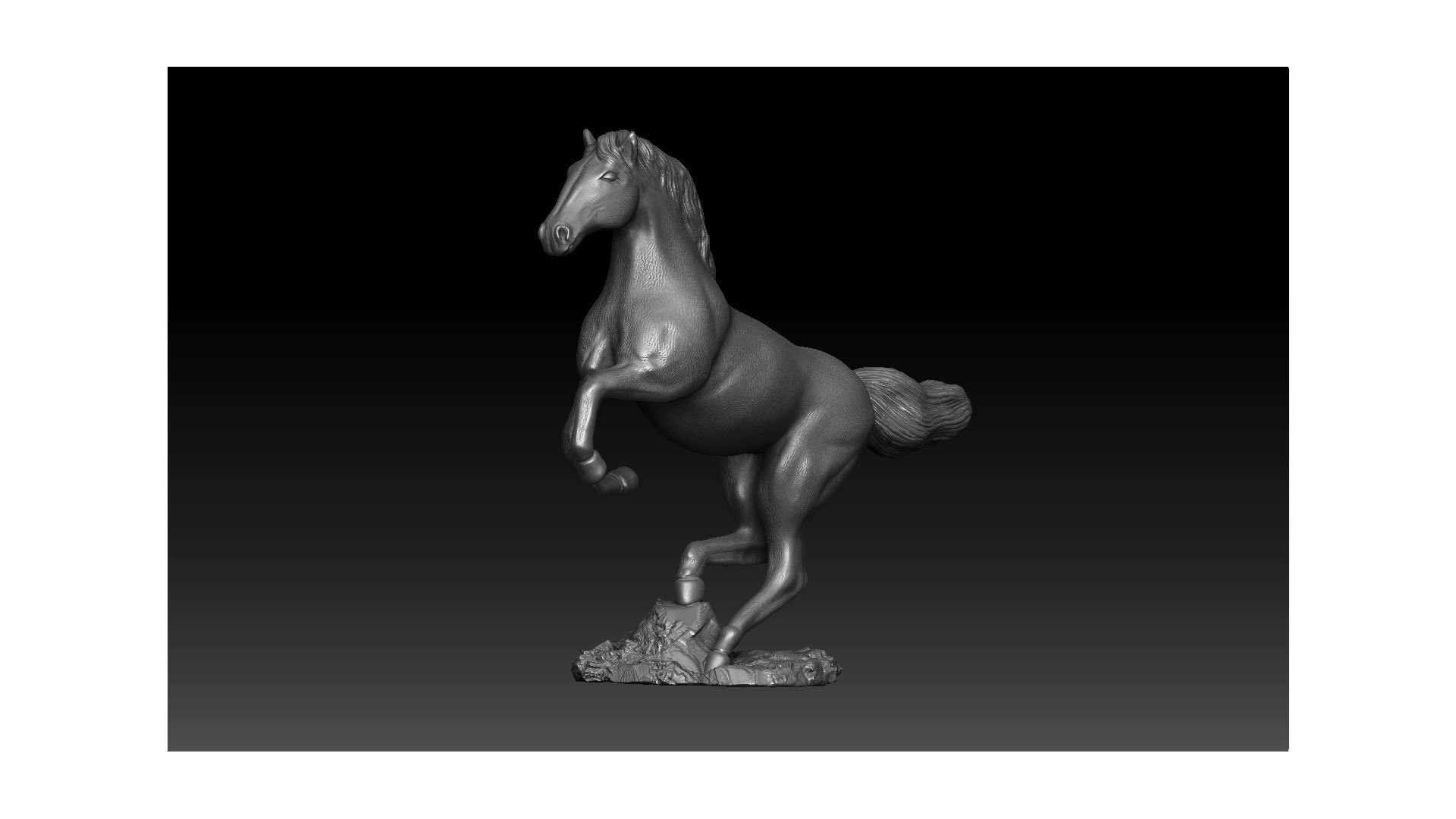 3D Cavallo rampante - Rampant Horse - TurboSquid 2161082