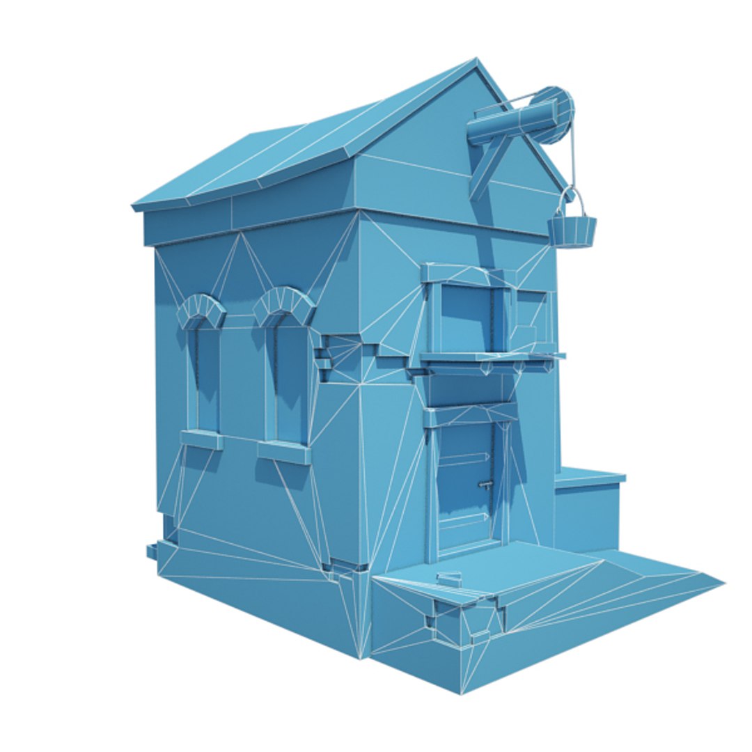 Medieval Factory Buildings 3d Model