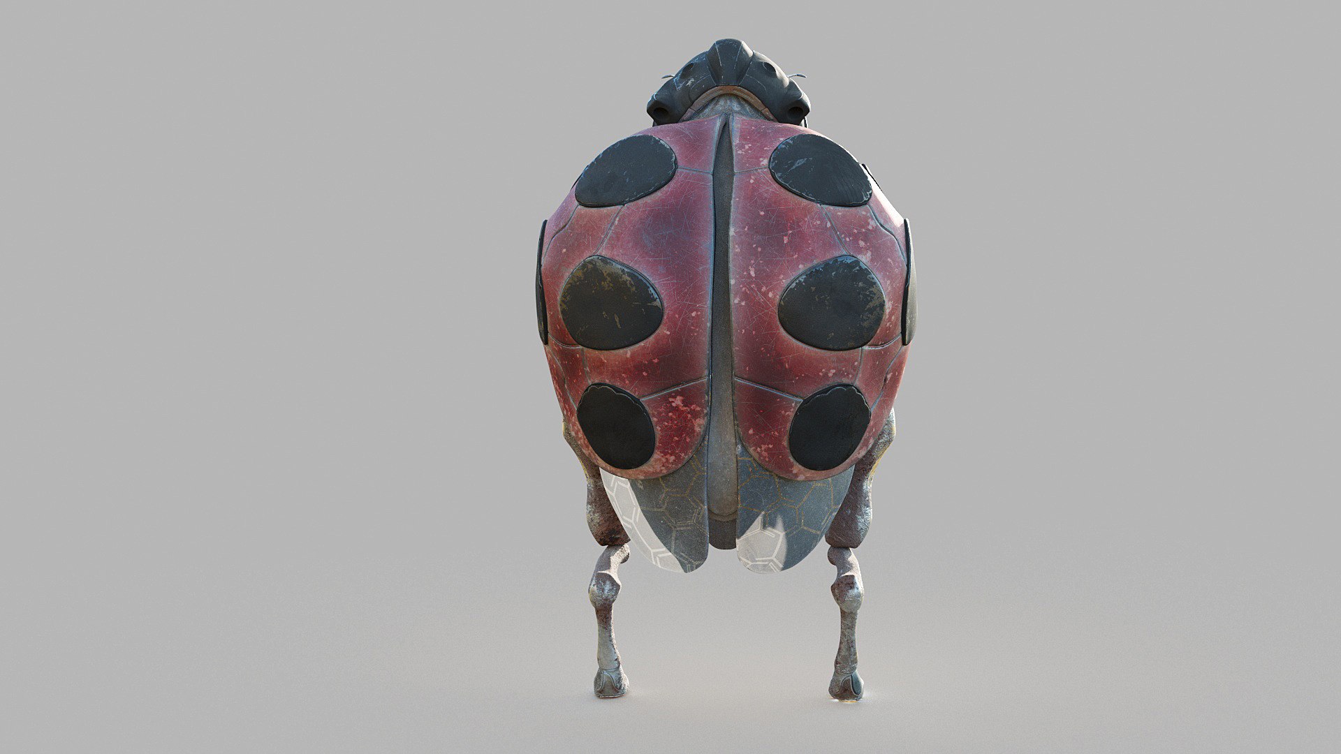 3D Lady Bug Cyborg - TurboSquid 1782317