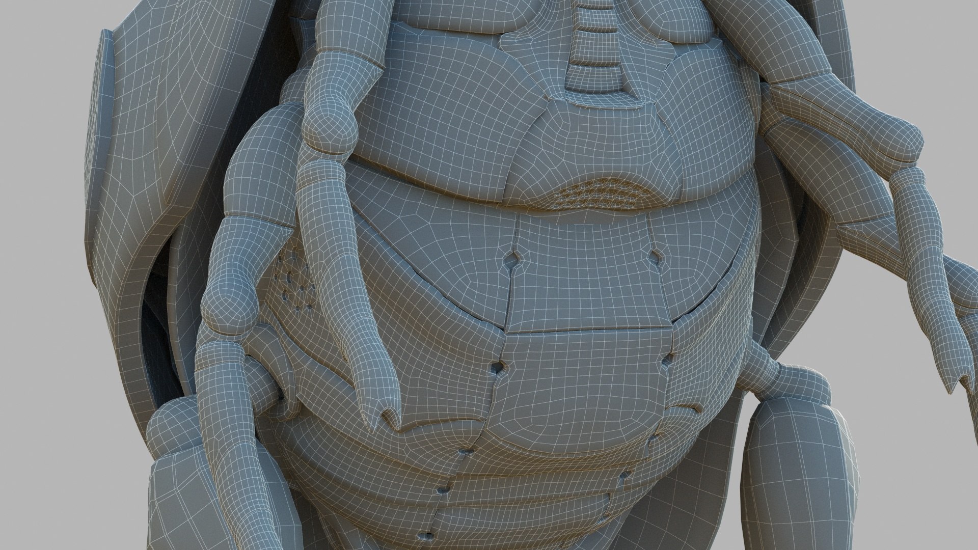 3D Lady Bug Cyborg - TurboSquid 1782317