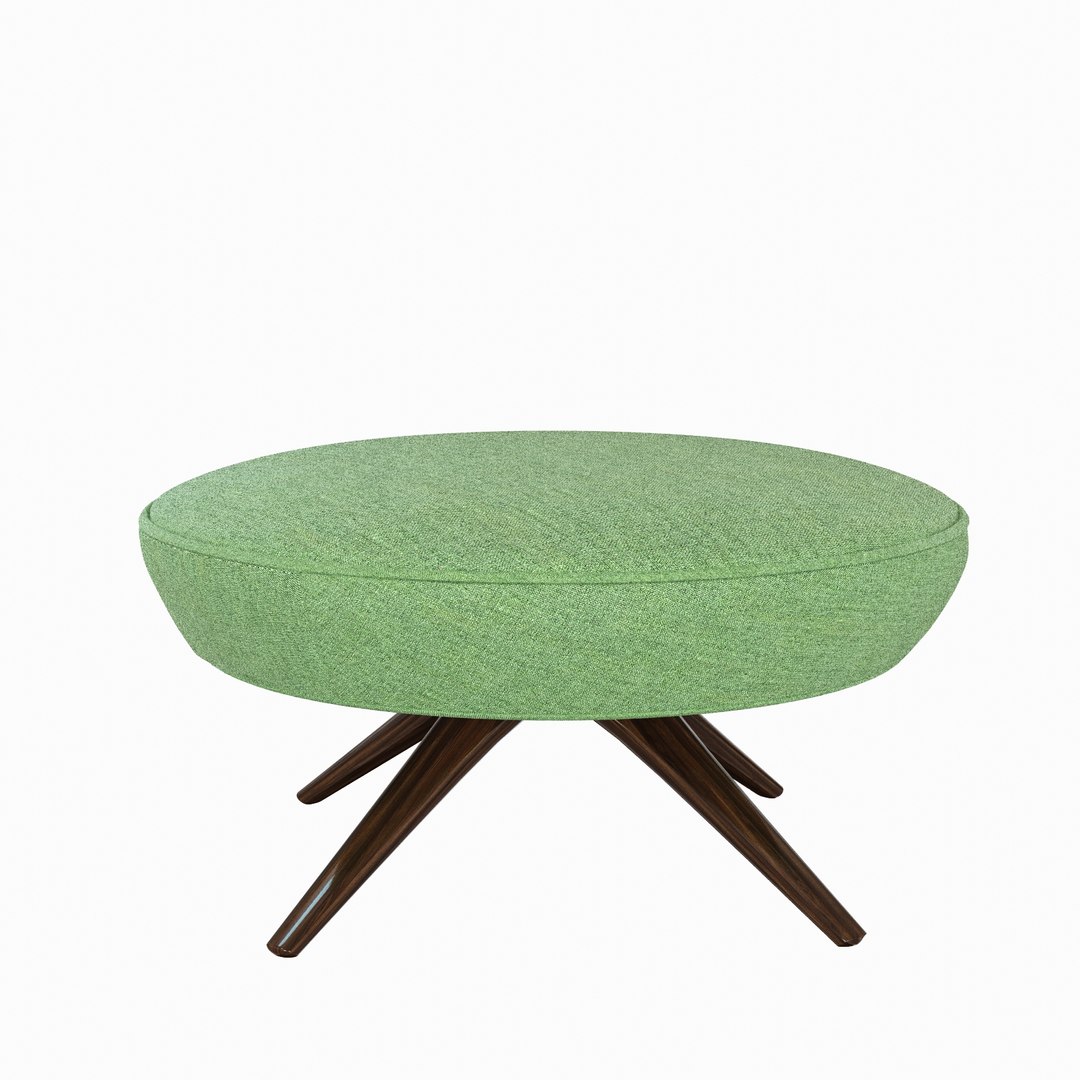 max vladimir kagan swivel ottoman