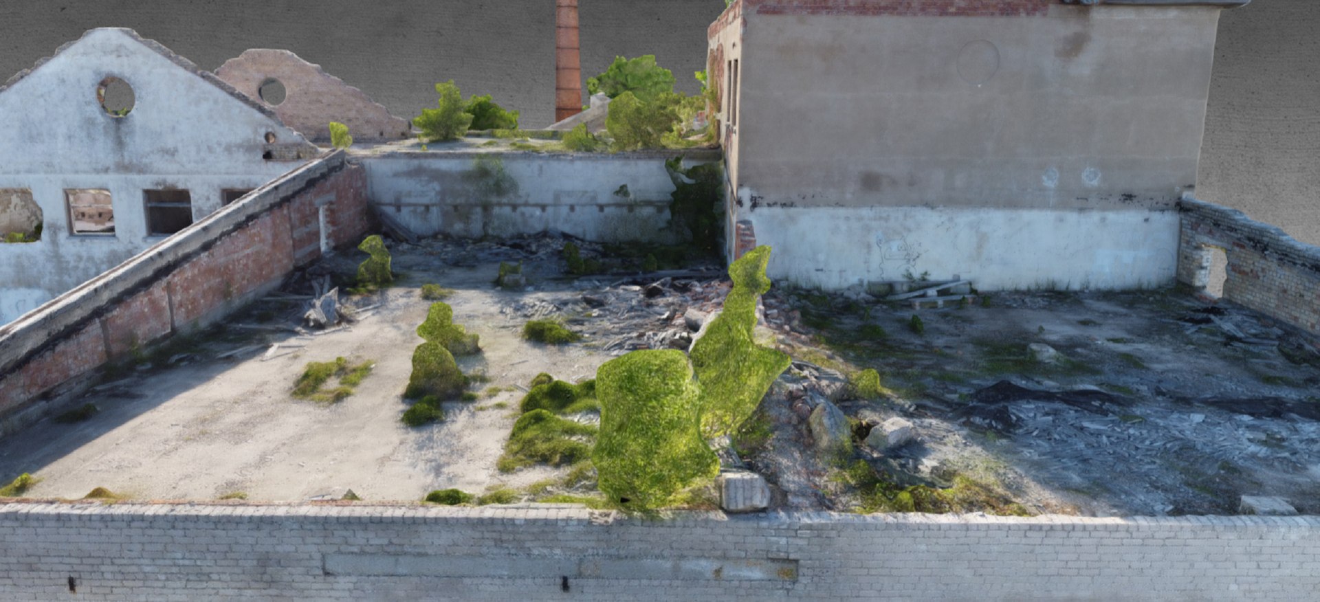 3D Model Huge Wrecked Soviet Factory - TurboSquid 1856032