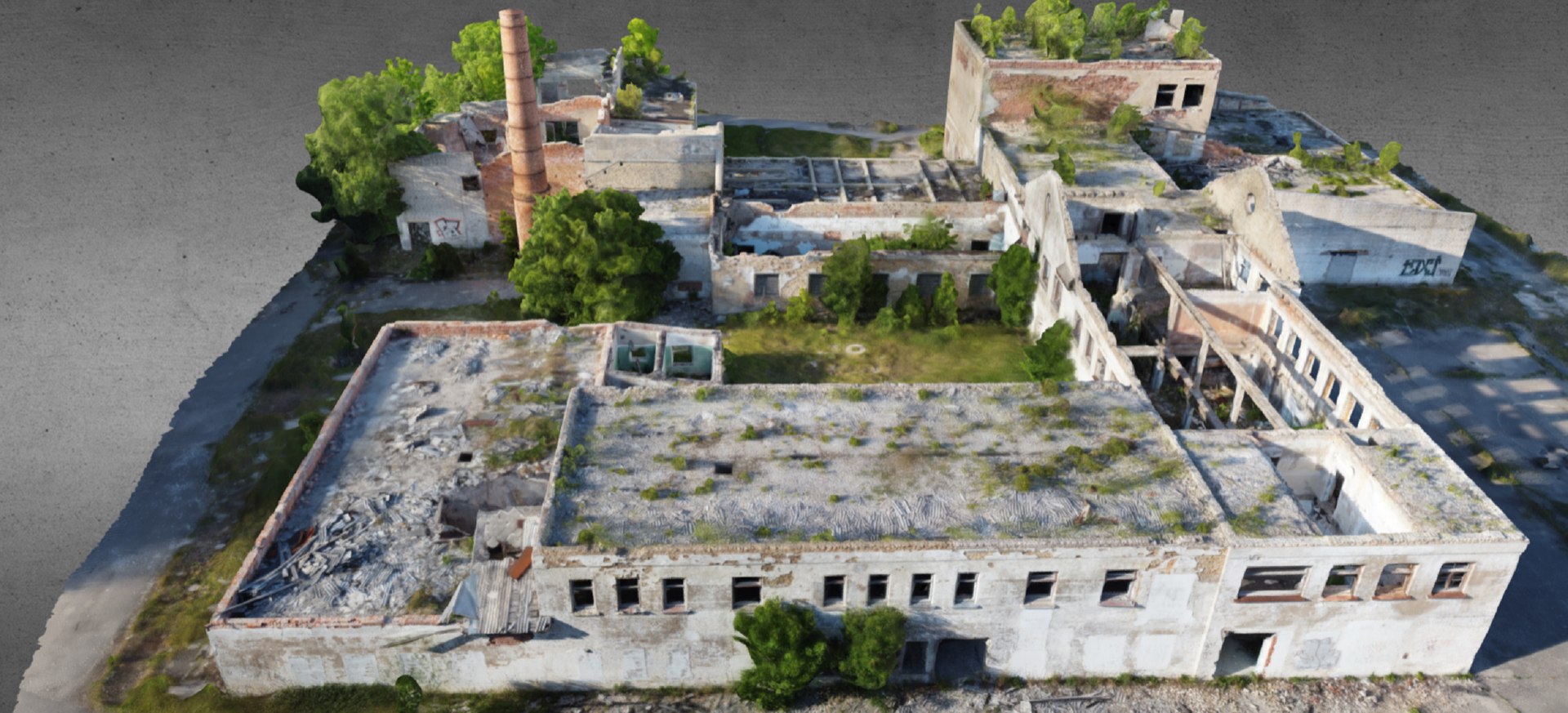 3D Model Huge Wrecked Soviet Factory - TurboSquid 1856032