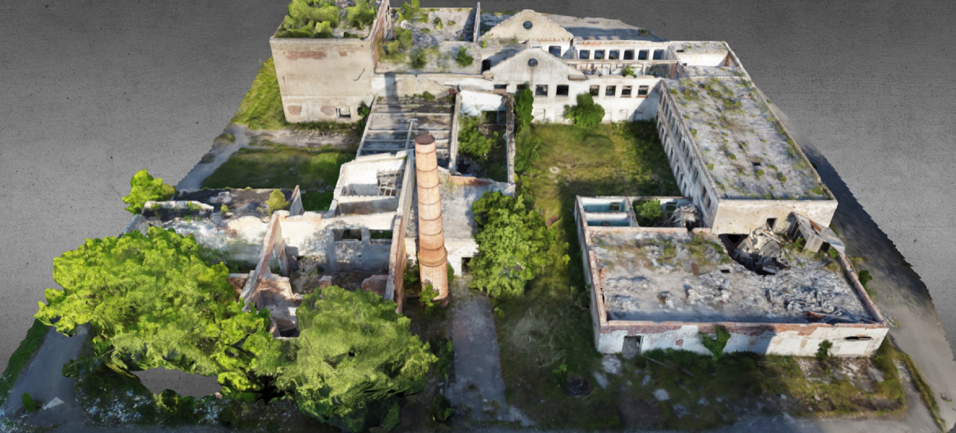 3D Model Huge Wrecked Soviet Factory - TurboSquid 1856032