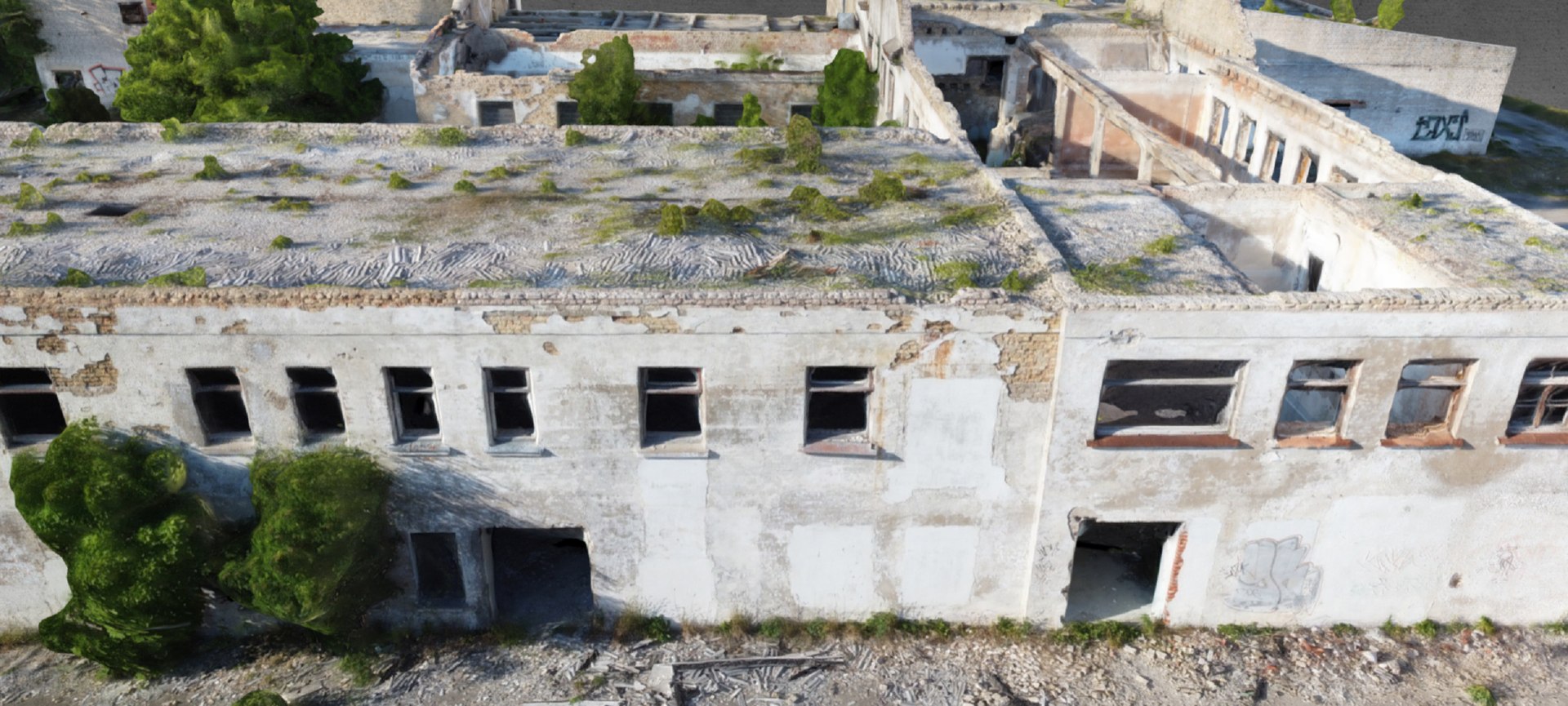 3D Model Huge Wrecked Soviet Factory - TurboSquid 1856032