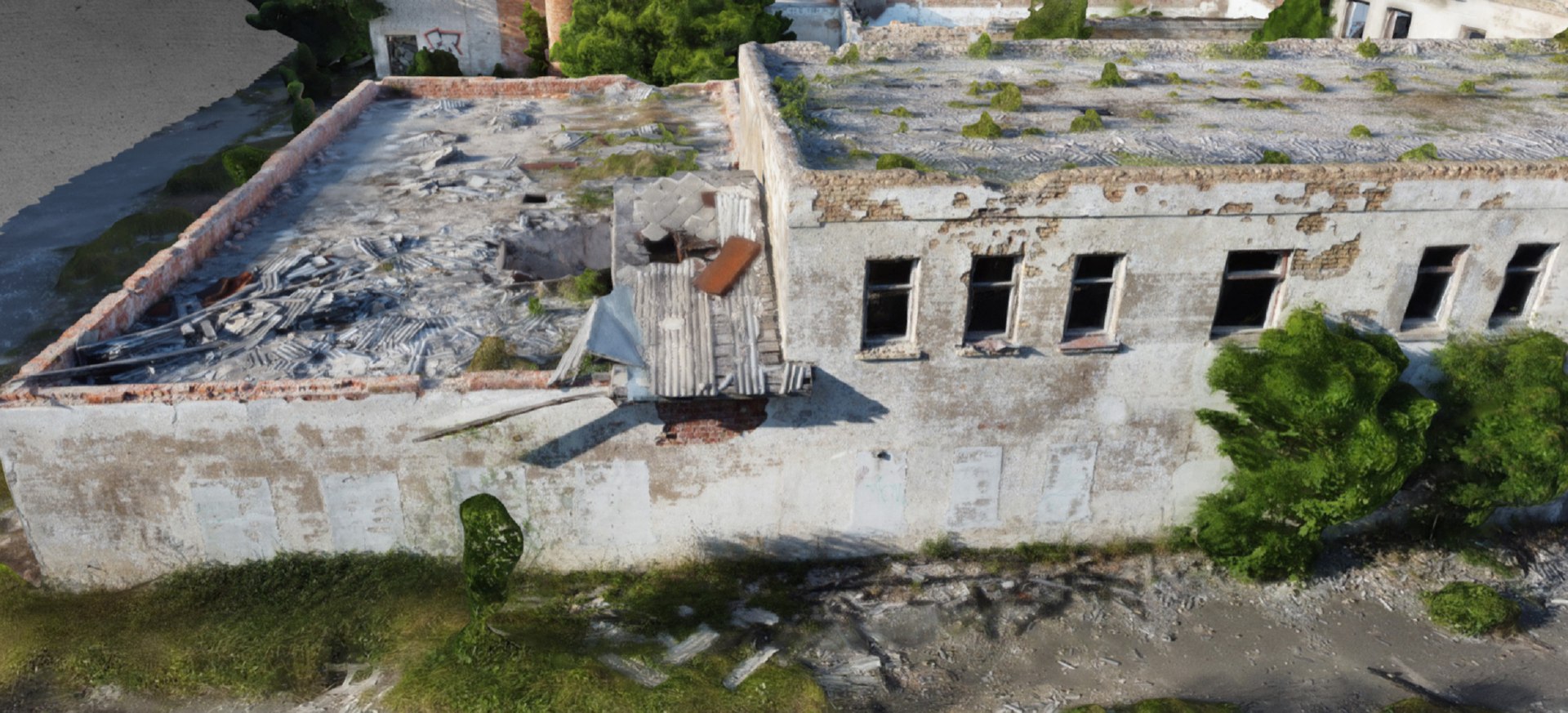 3D Model Huge Wrecked Soviet Factory - TurboSquid 1856032