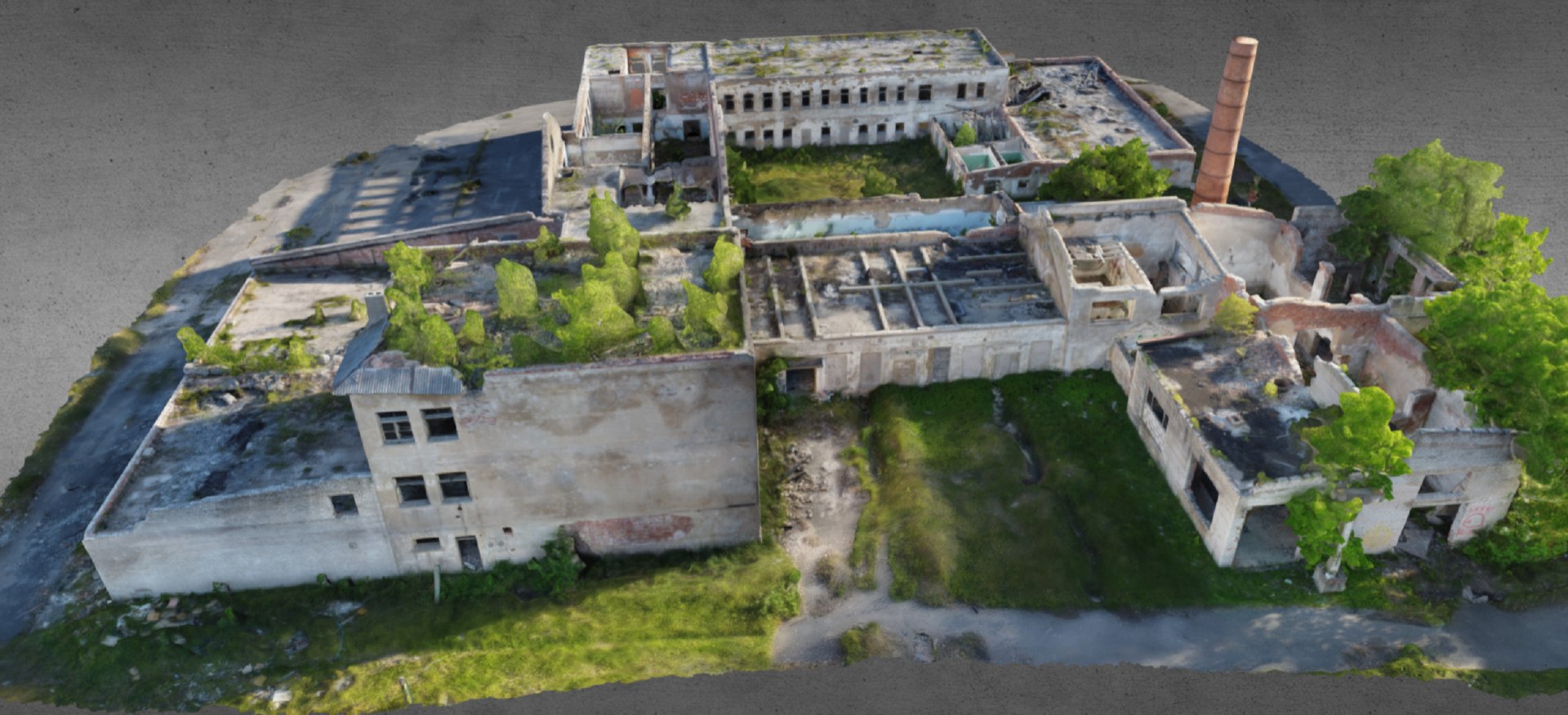 3D Model Huge Wrecked Soviet Factory - TurboSquid 1856032