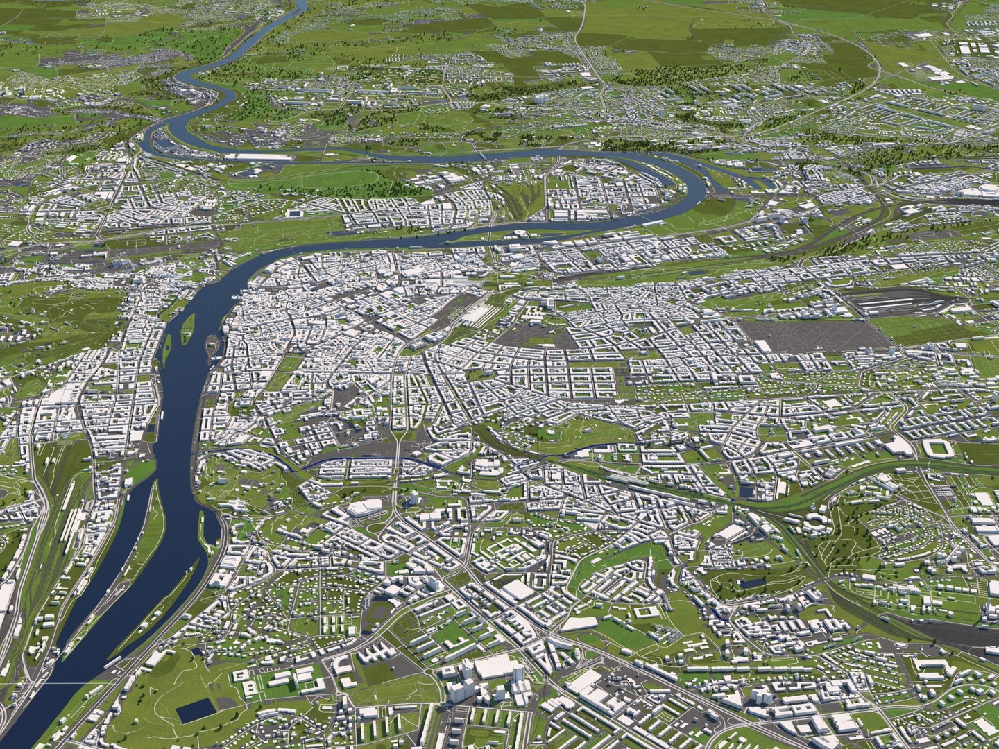 3D Buildings Houses Maps Model - TurboSquid 1548655