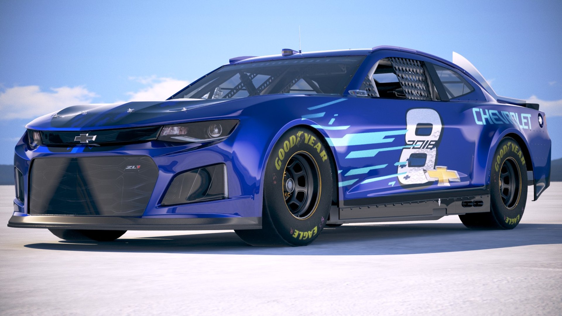 Nascar chevrolet camaro model - TurboSquid 1205607