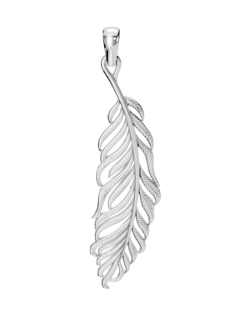 3D Feather Pendant Model - TurboSquid 2272406
