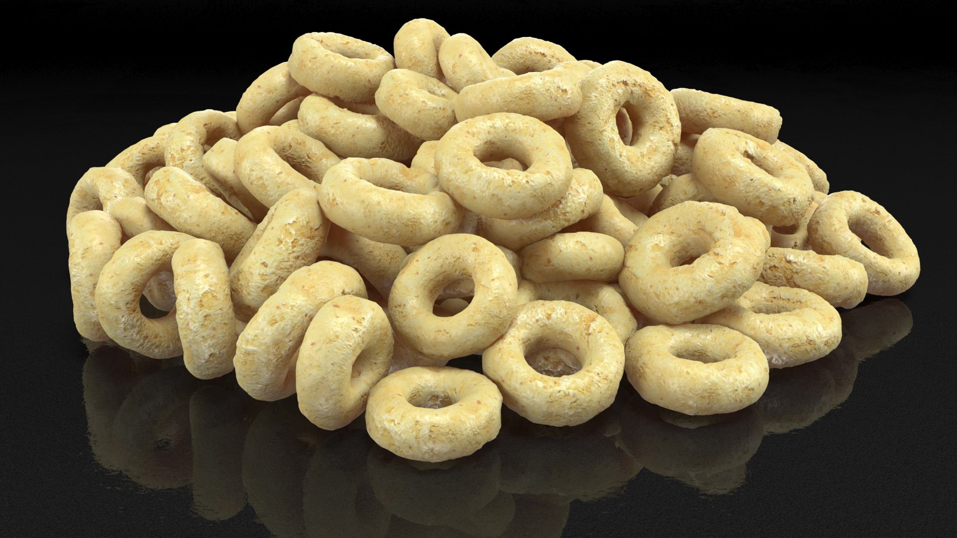 Oats Cereals Rings 3D model - TurboSquid 1749597