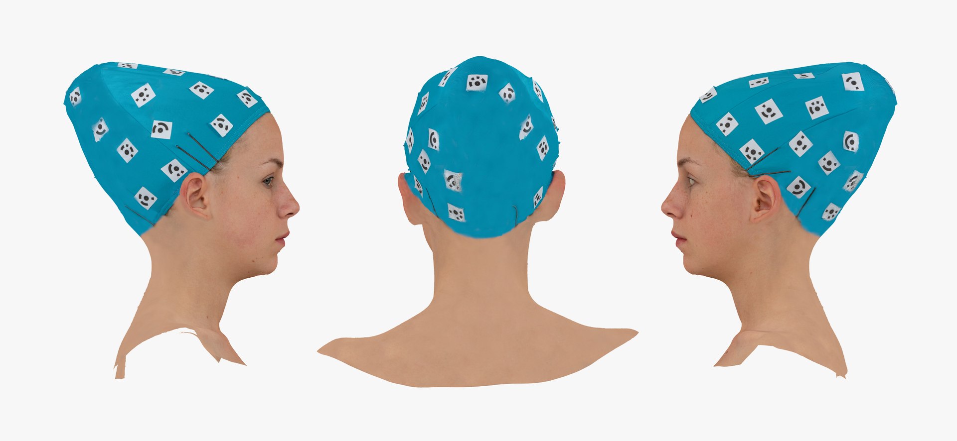 3D Rhea Human Head Eyes Model - TurboSquid 1674207