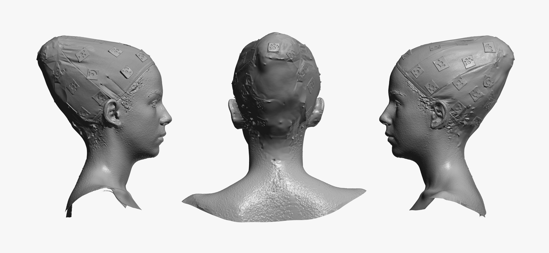 3D Rhea Human Head Eyes Model - TurboSquid 1674207