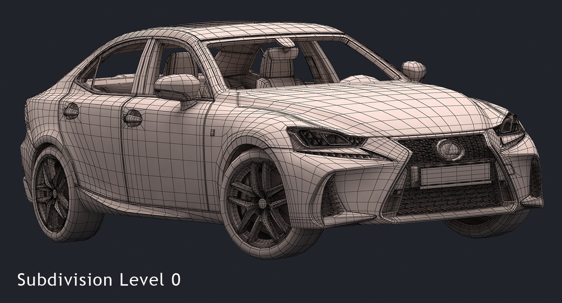 2017 lexus interior 3D model - TurboSquid 1156103