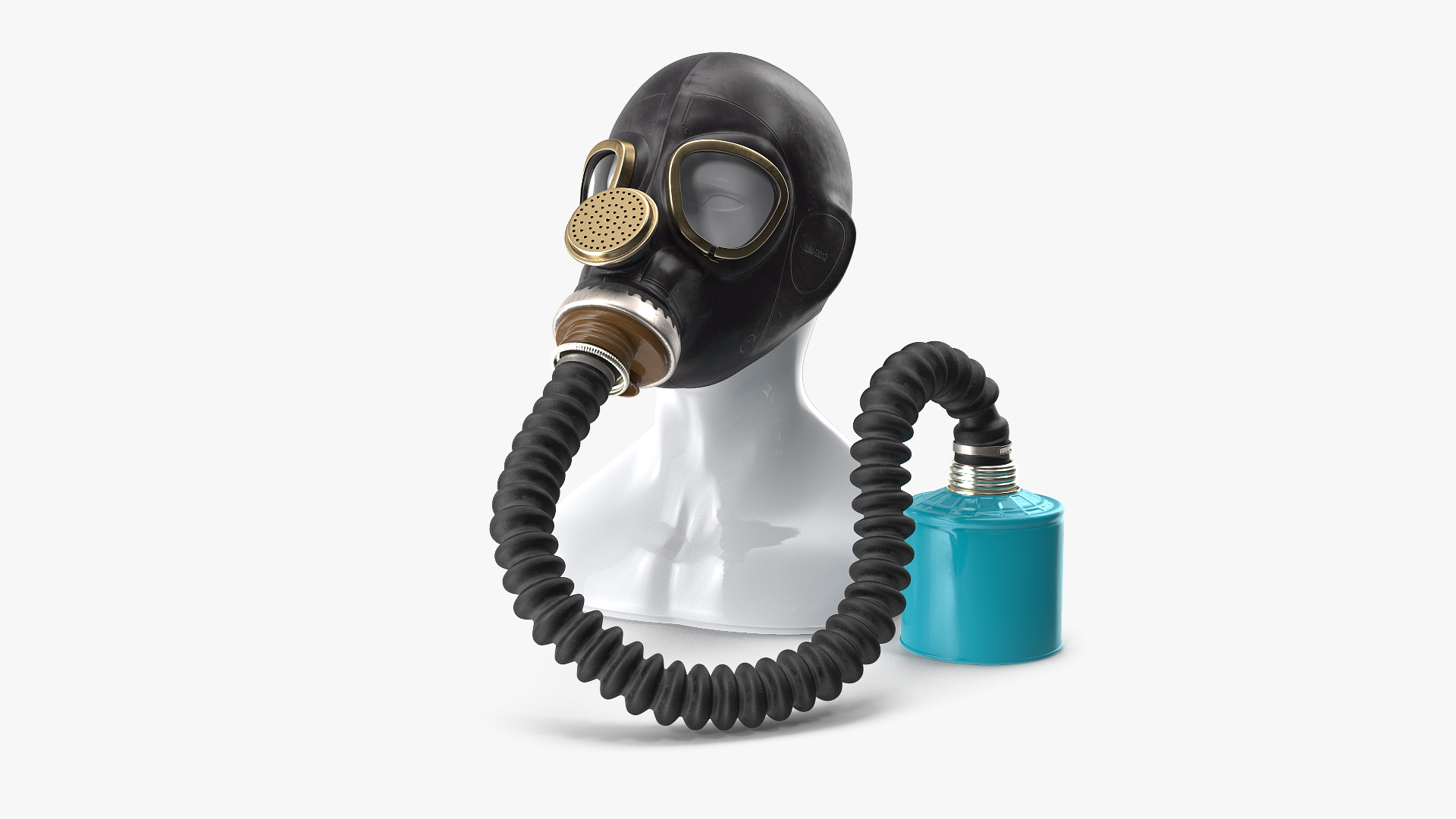 3D Gas Mask Gp5 Long - TurboSquid 1603683