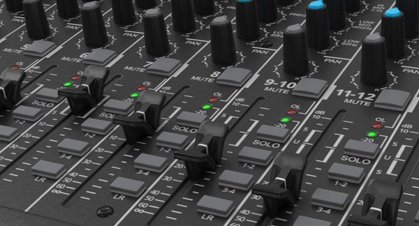 3D dj-sound-mixing-board - TurboSquid 1335186