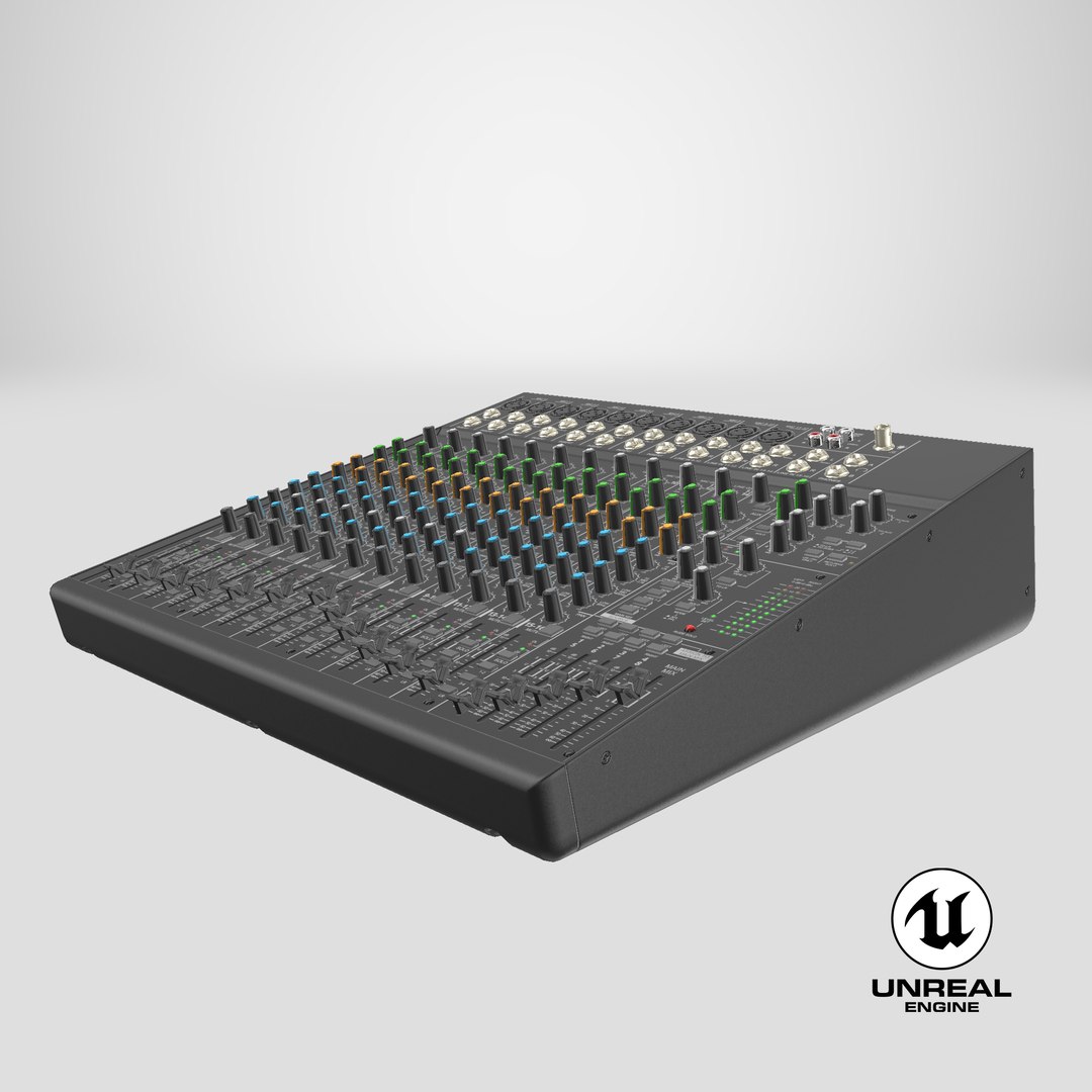 3D Dj-sound-mixing-board - TurboSquid 1335186